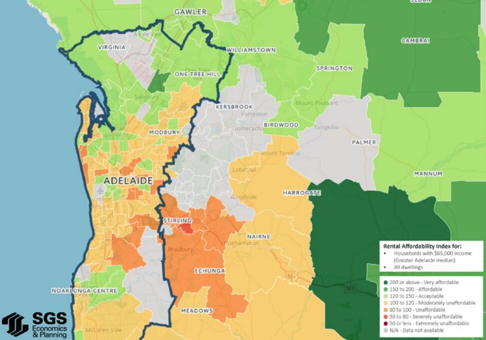 Adelaide's rental unaffordability 'no different to rest of country' for ...