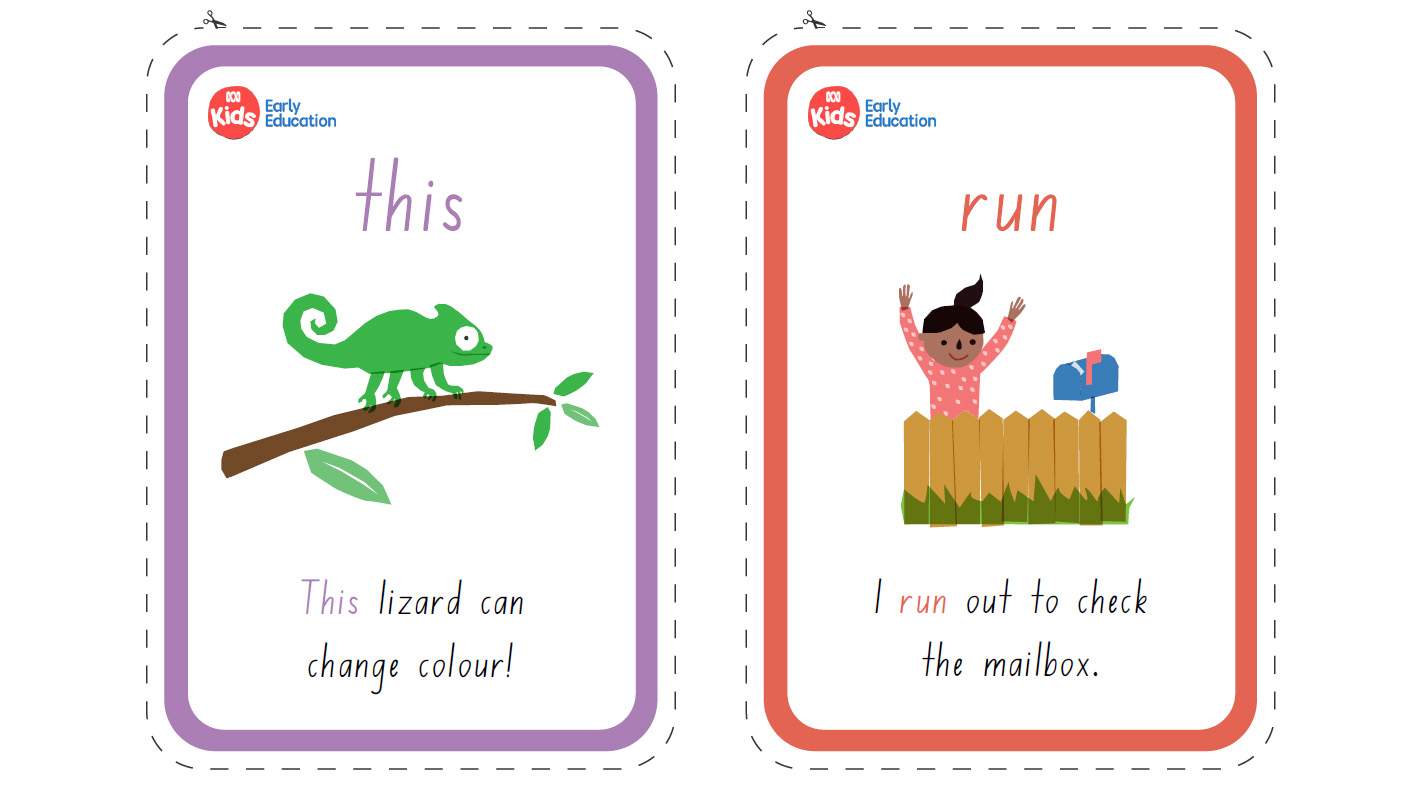 Learn a Word cards - ABC Kids