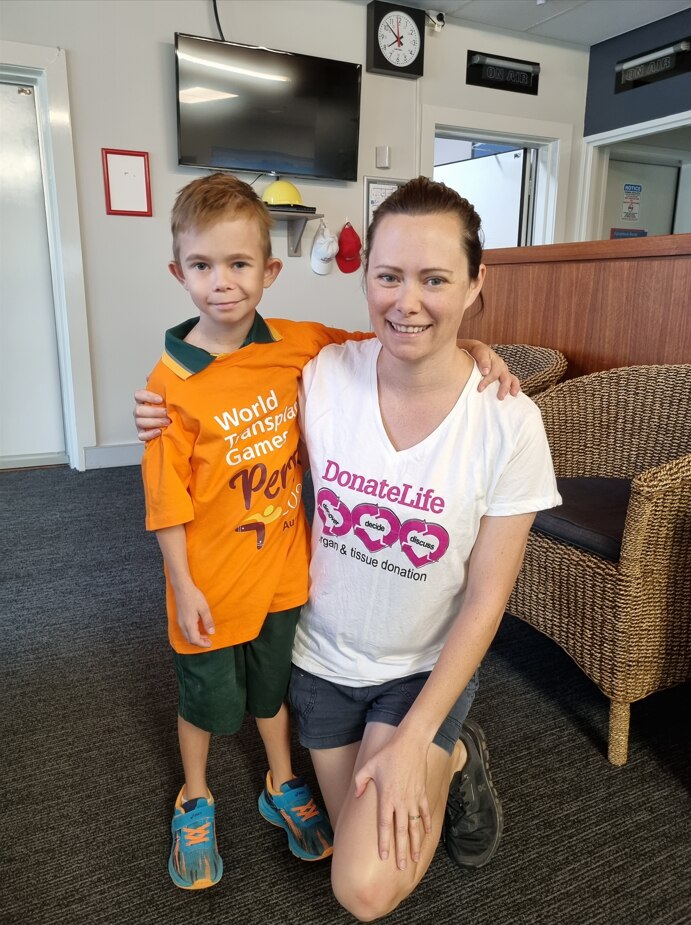 9-year-old organ transplant recipient Kai Hughes competing at World Transplant Games - ABC listen