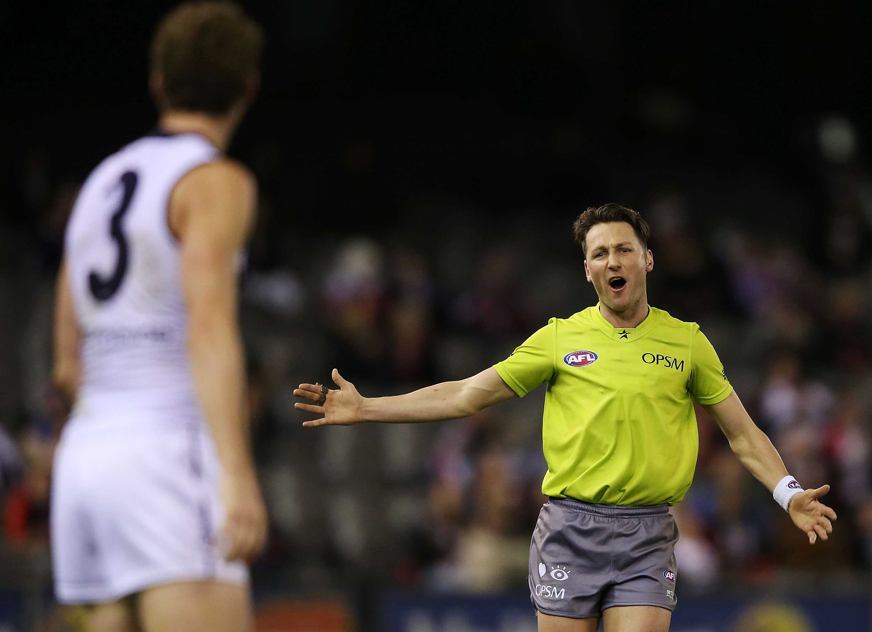AFL trials four field umpires in Brisbane Lions-Gold Coast Suns match ...