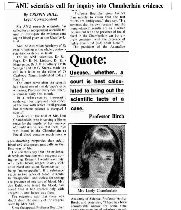 Lindy Chamberlain to Kathleen Folbigg: history repeats itself as ...