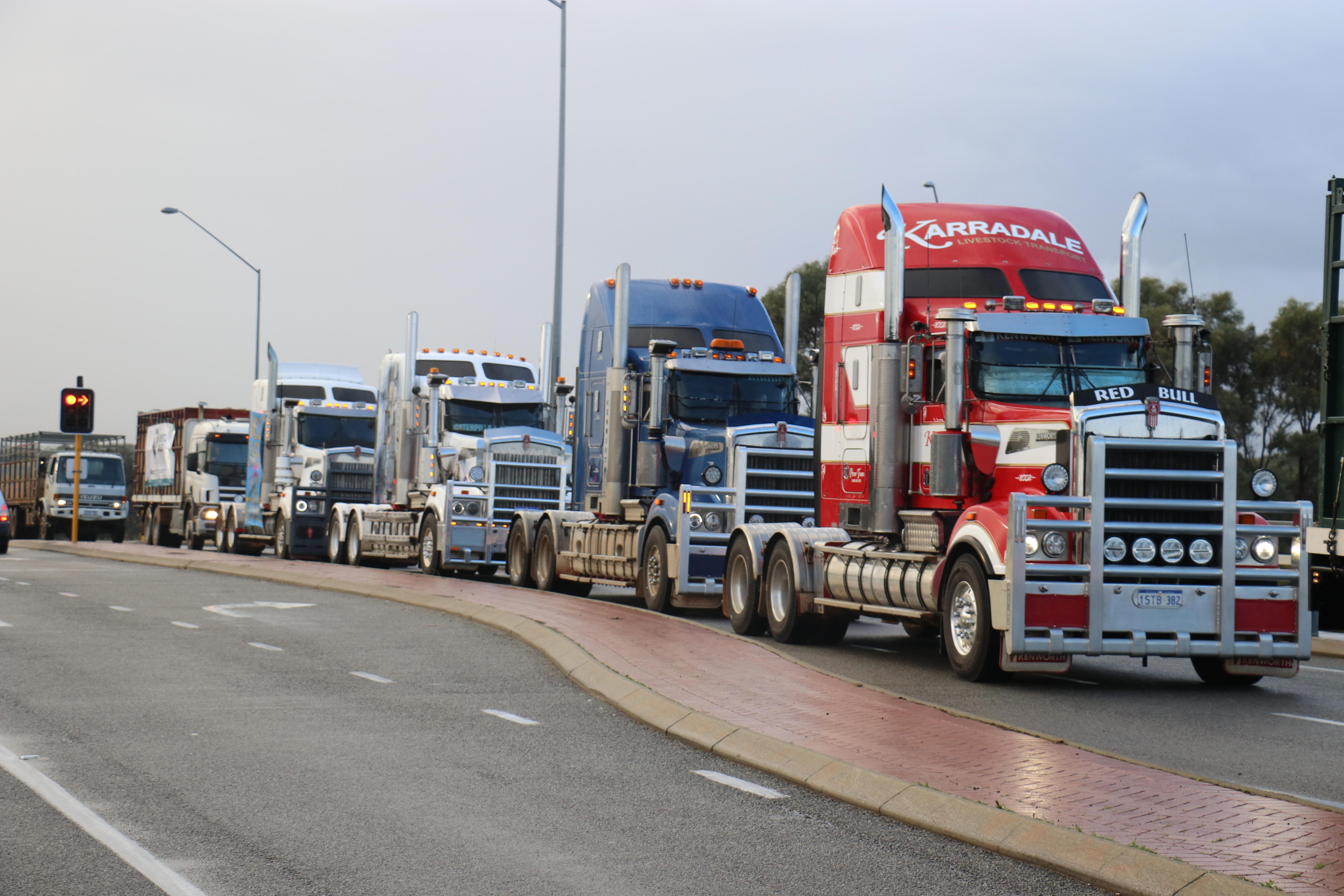 Hundreds of farmers swarm Perth roads with trucks to protest Albanese ...