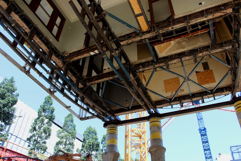 Up in the air: Historic Queensland building goes sky-high for new ...