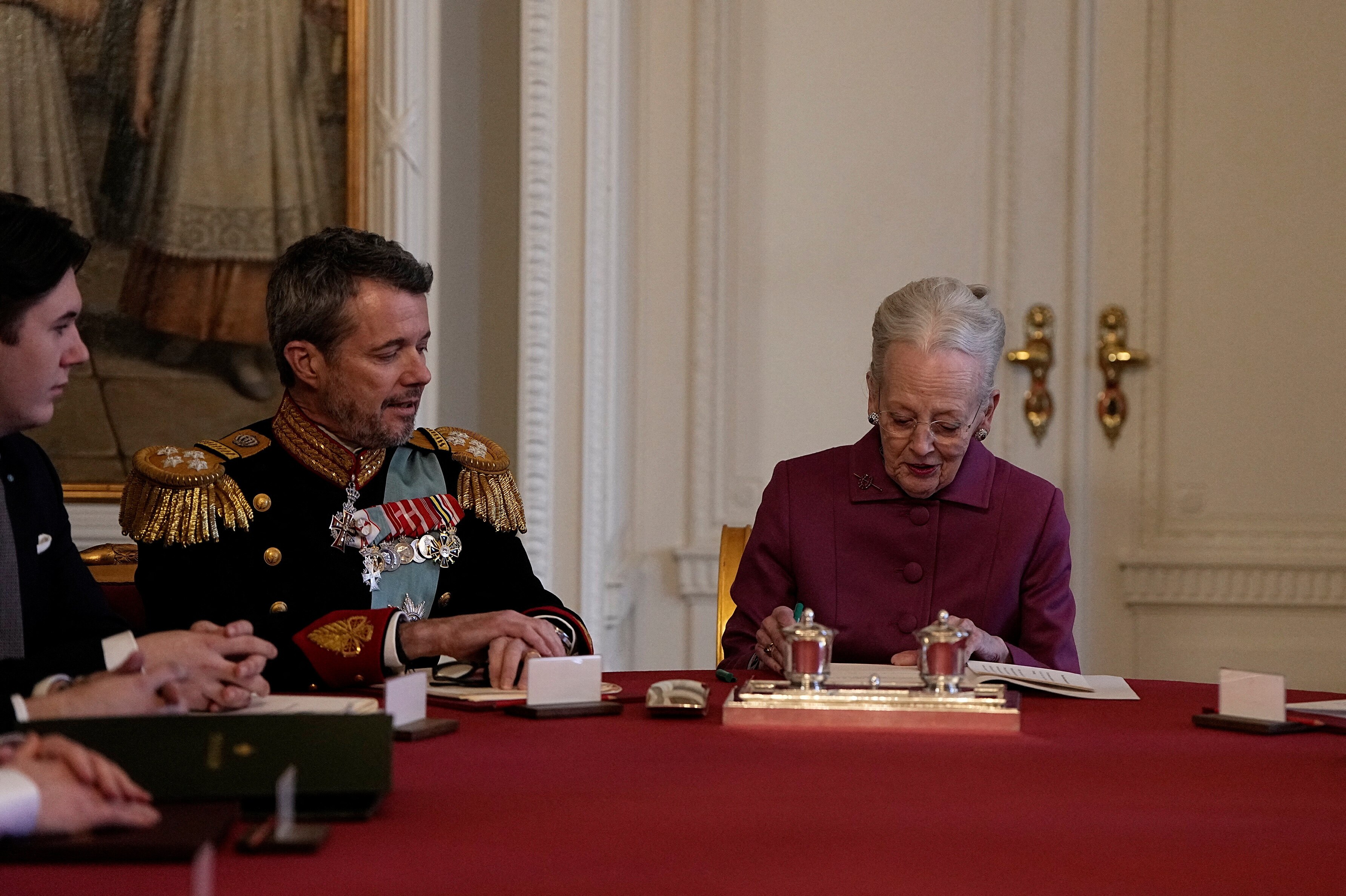 Denmark's Queen Margrethe officially abdicates the throne in favour of ...