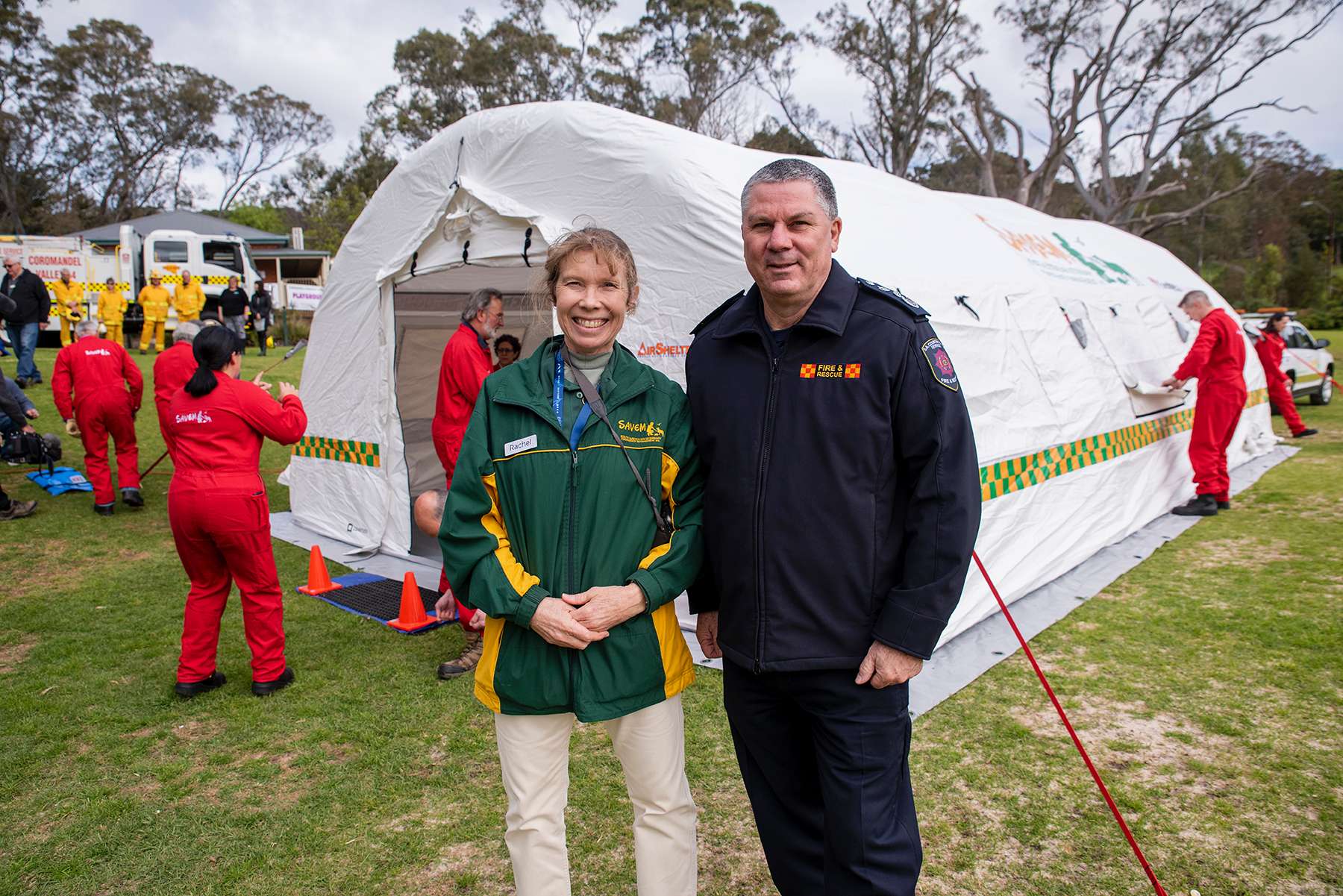 Inflatable veterinary field hospital launched ahead of South Australia ...