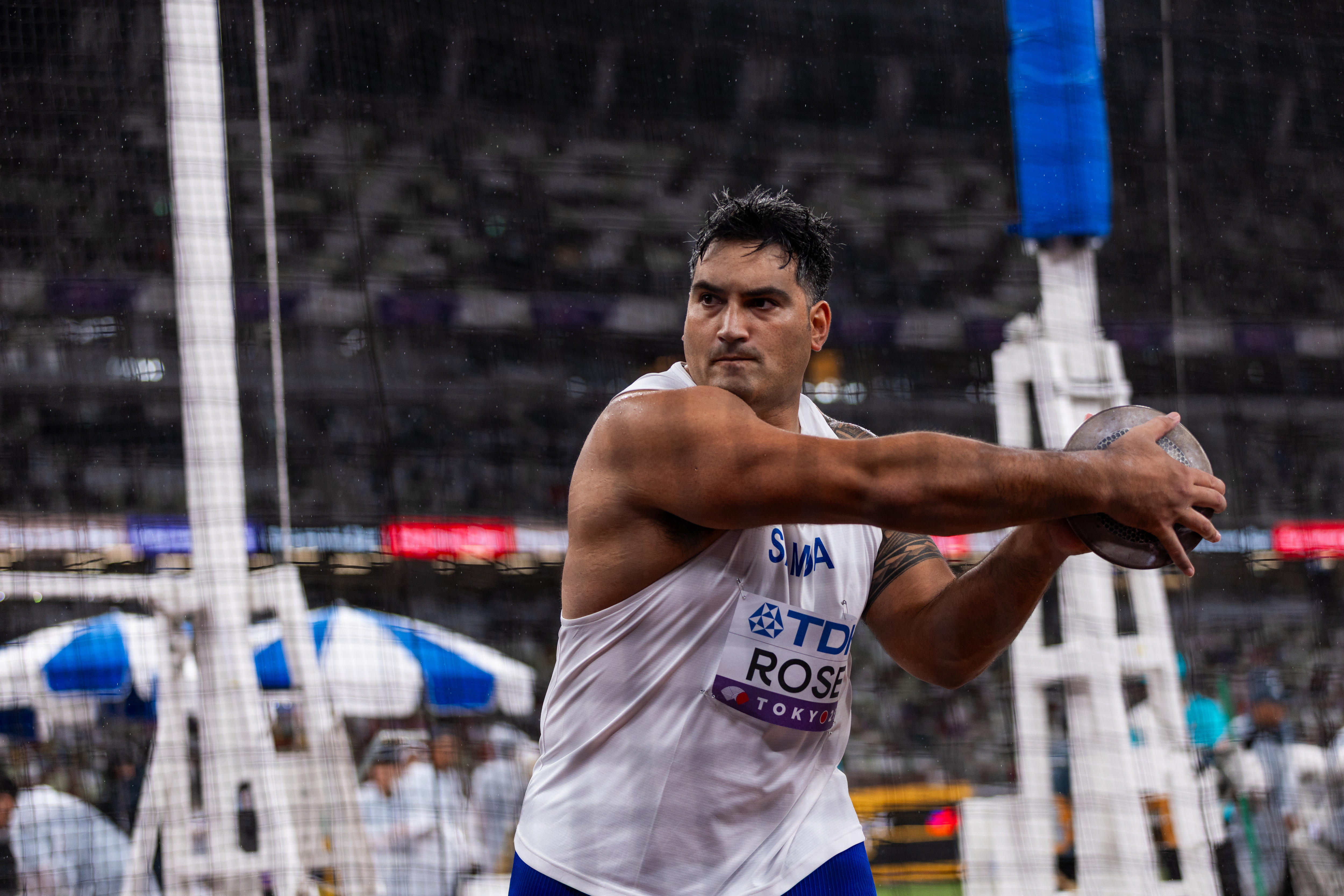 Alex Rose makes history for Samoa and the Pacific Islands with discus ...