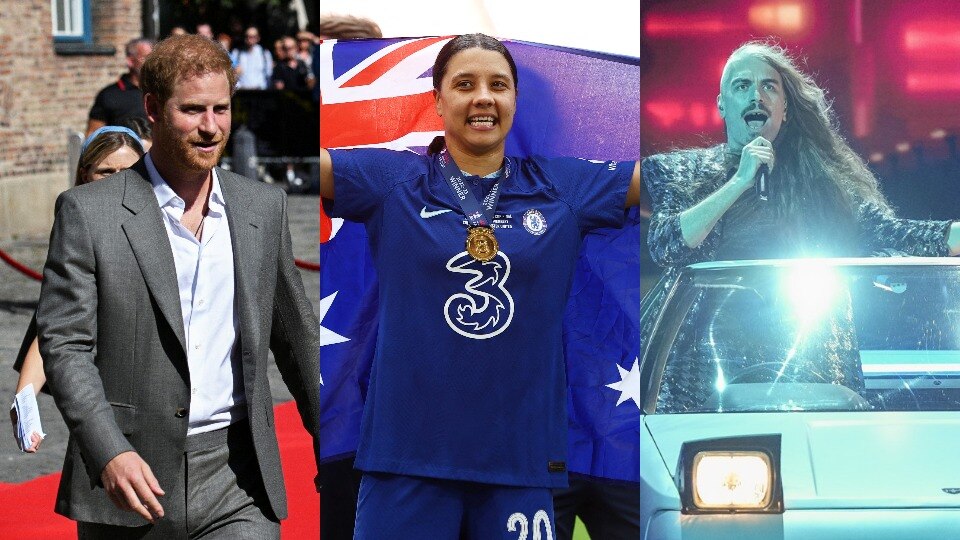 Australia's Eurovision entrant, a champion footballer, a huge pop star ...