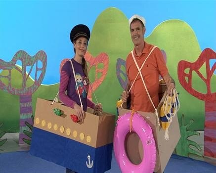 Cardboard Tug Boat - ABC Kids