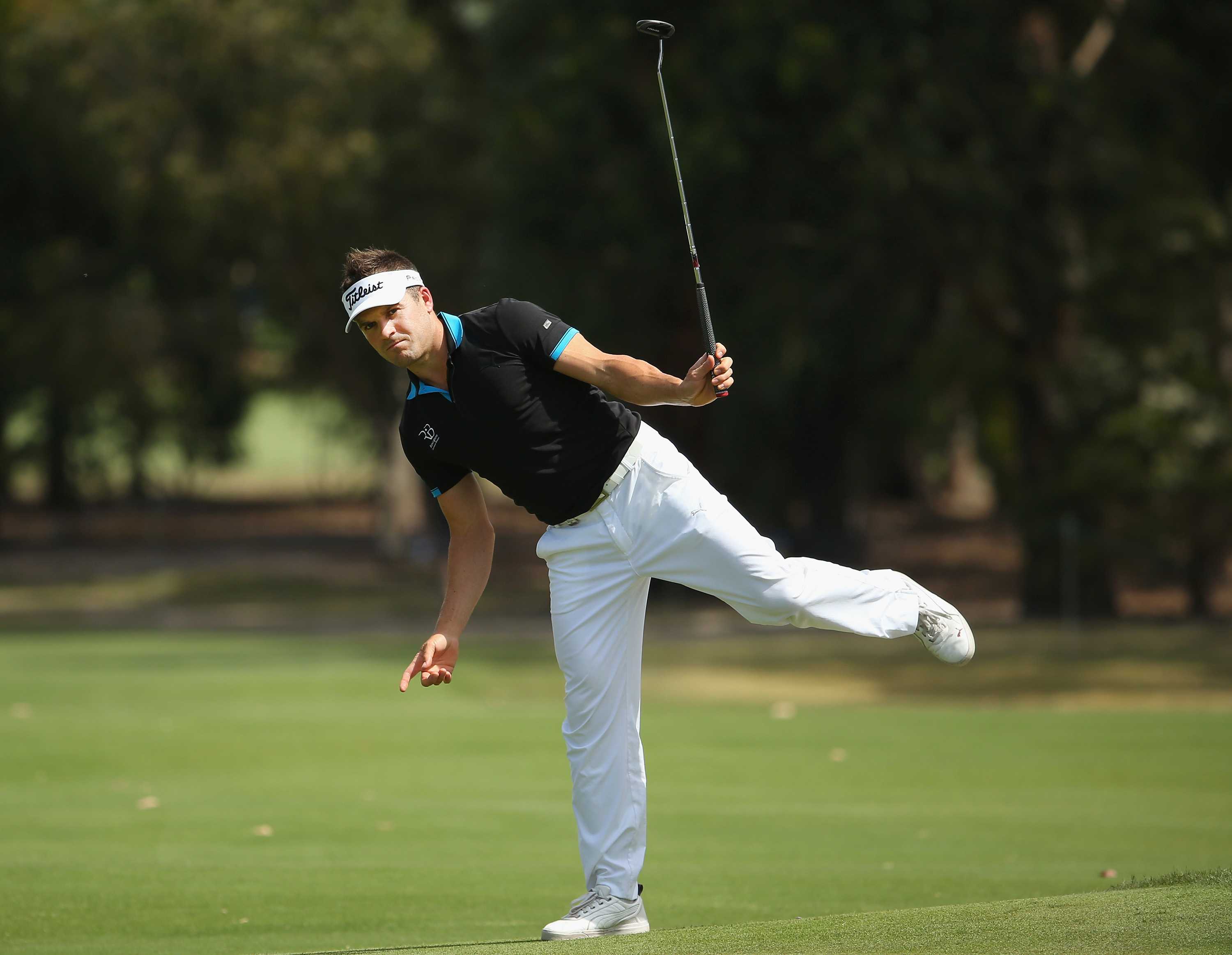 Australian Masters: Paul Spargo holds lead as Adam Scott plans final ...
