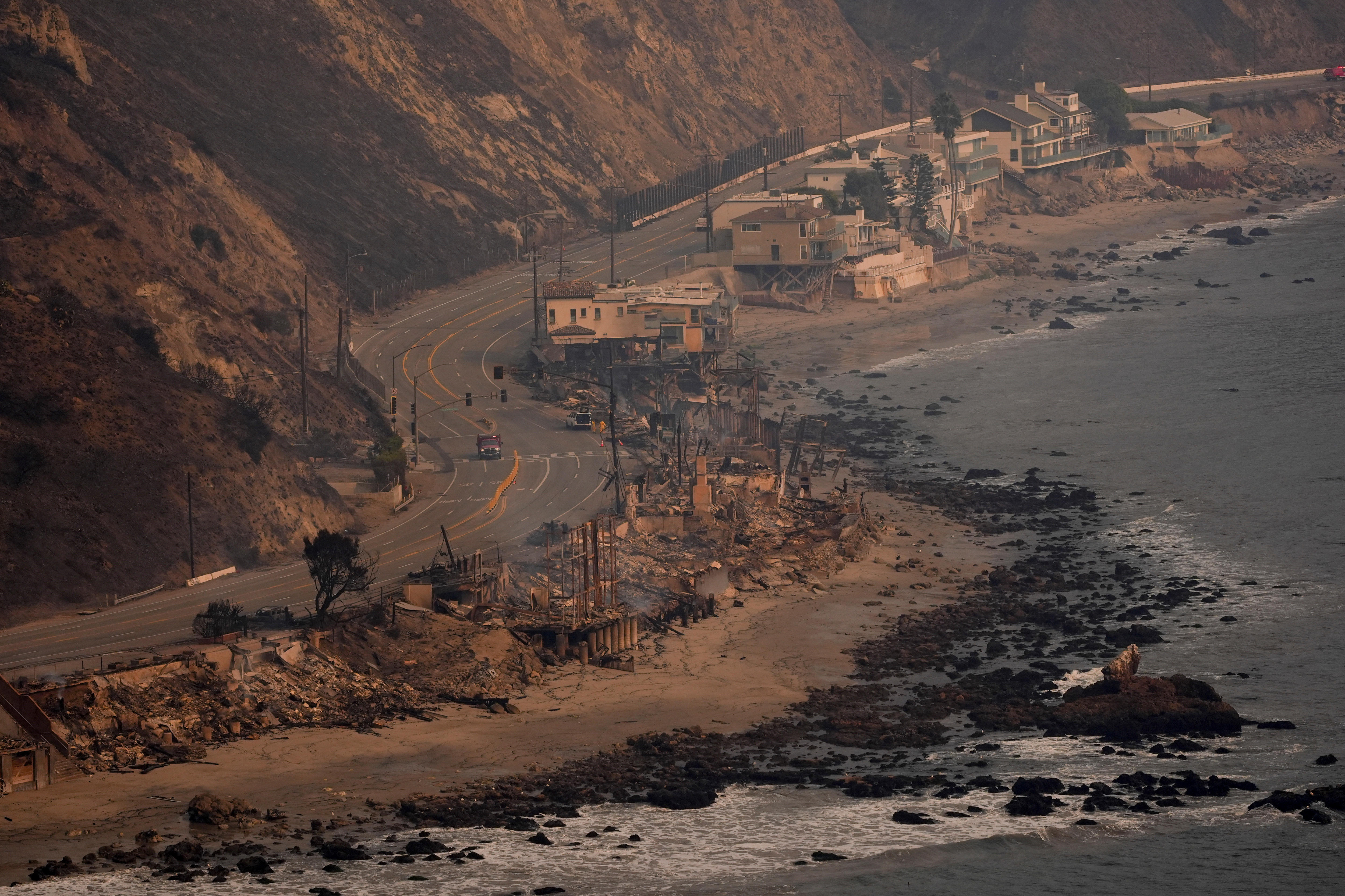 Los Angeles fires' path of destruction and human loss captured in ...