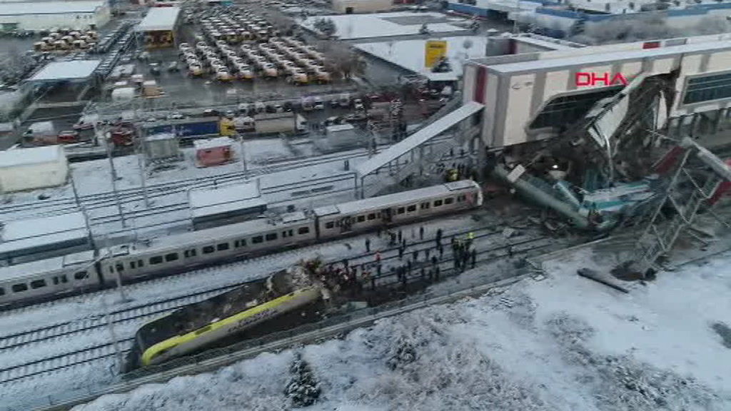 Four dead, dozens injured in high speed train crash in Turkey - ABC News