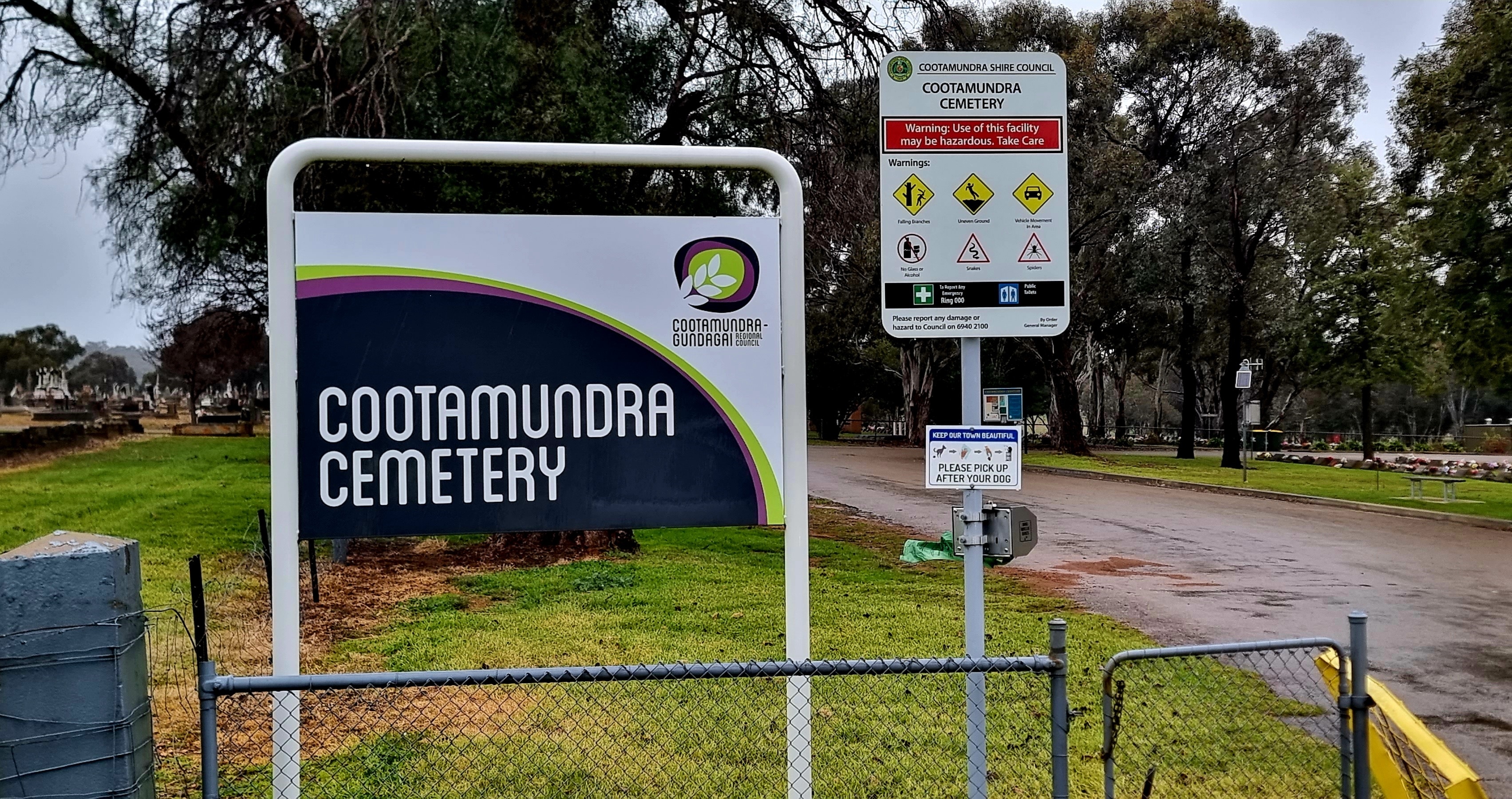 Dog poo left on grave at Cootamundra Cemetery described as 'disgusting ...