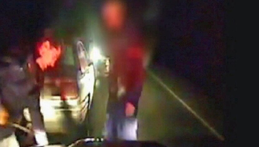 Police footage shows cops bashing men - ABC News