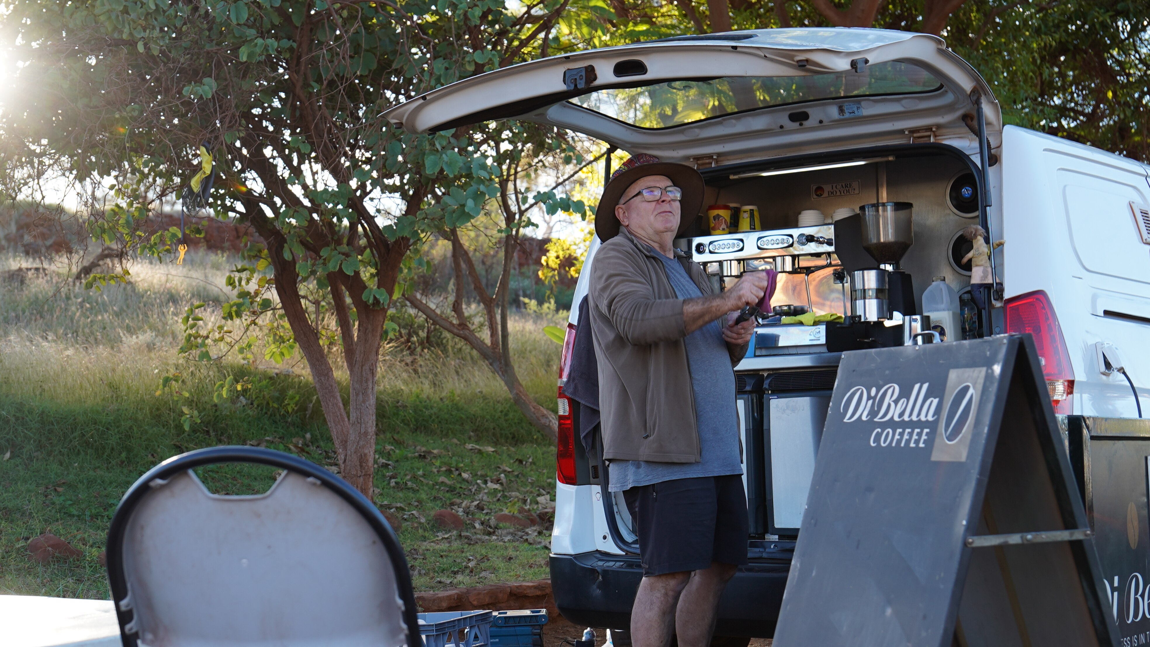 Ted Blakeley and his coffee van are Tom Price favourites - ABC News