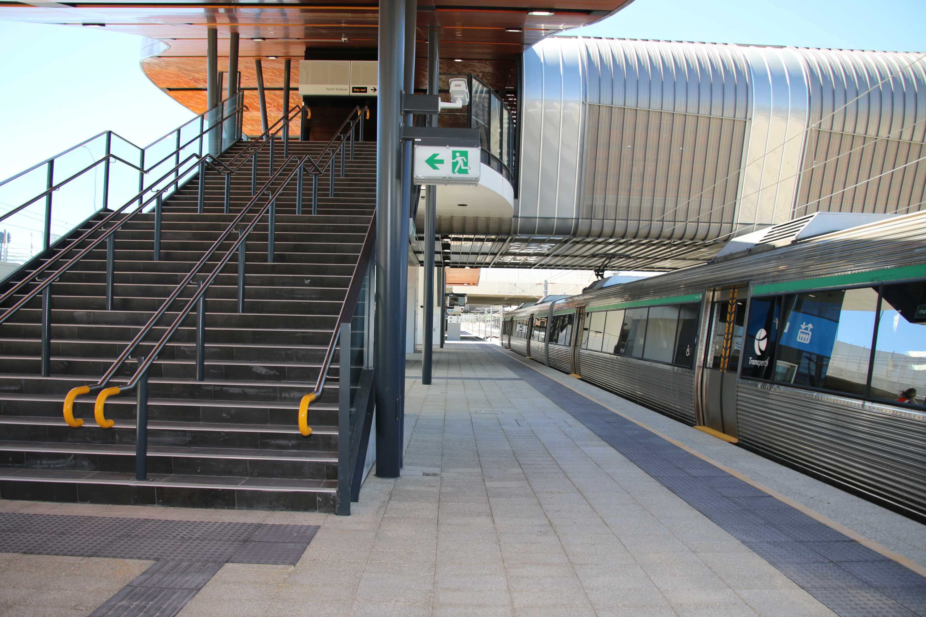 Perth Stadium train station complete ahead of venue's January opening ...