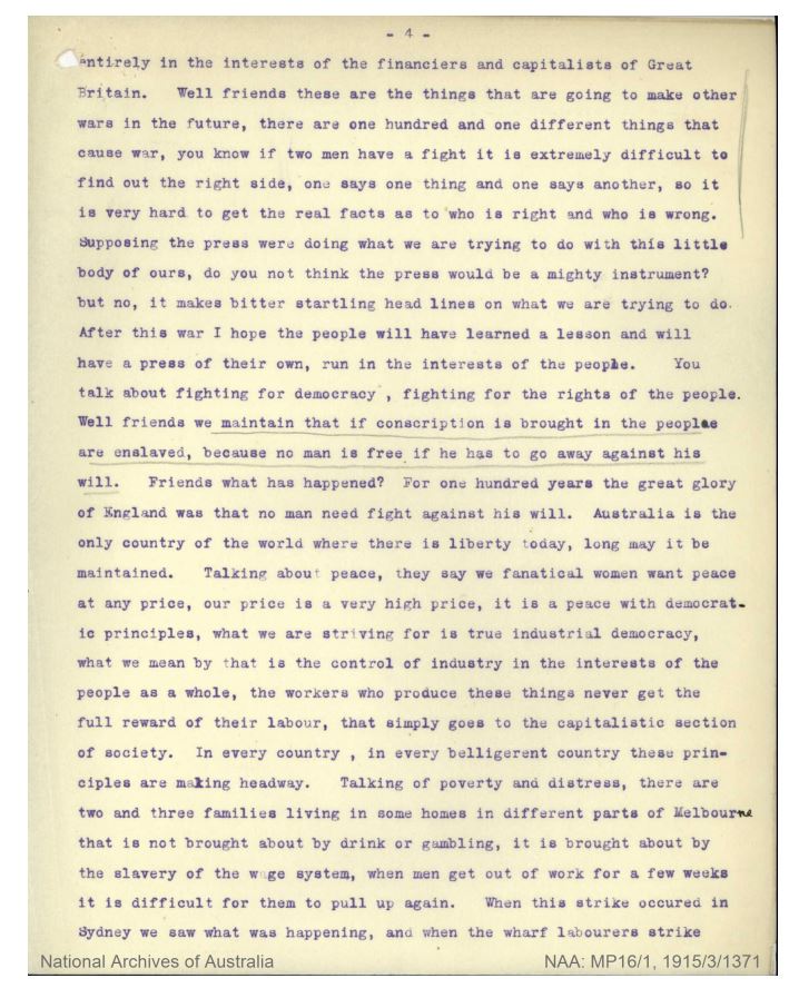 Political trailblazer Vida Goldstein first on list of women to be ...