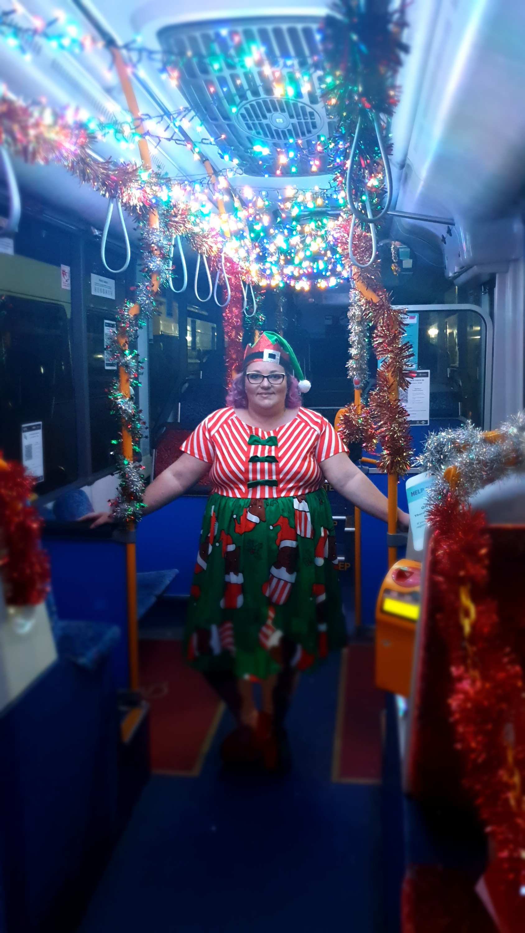 Bus driver Amy Hermann brings Christmas joy to passengers in Adelaide ...