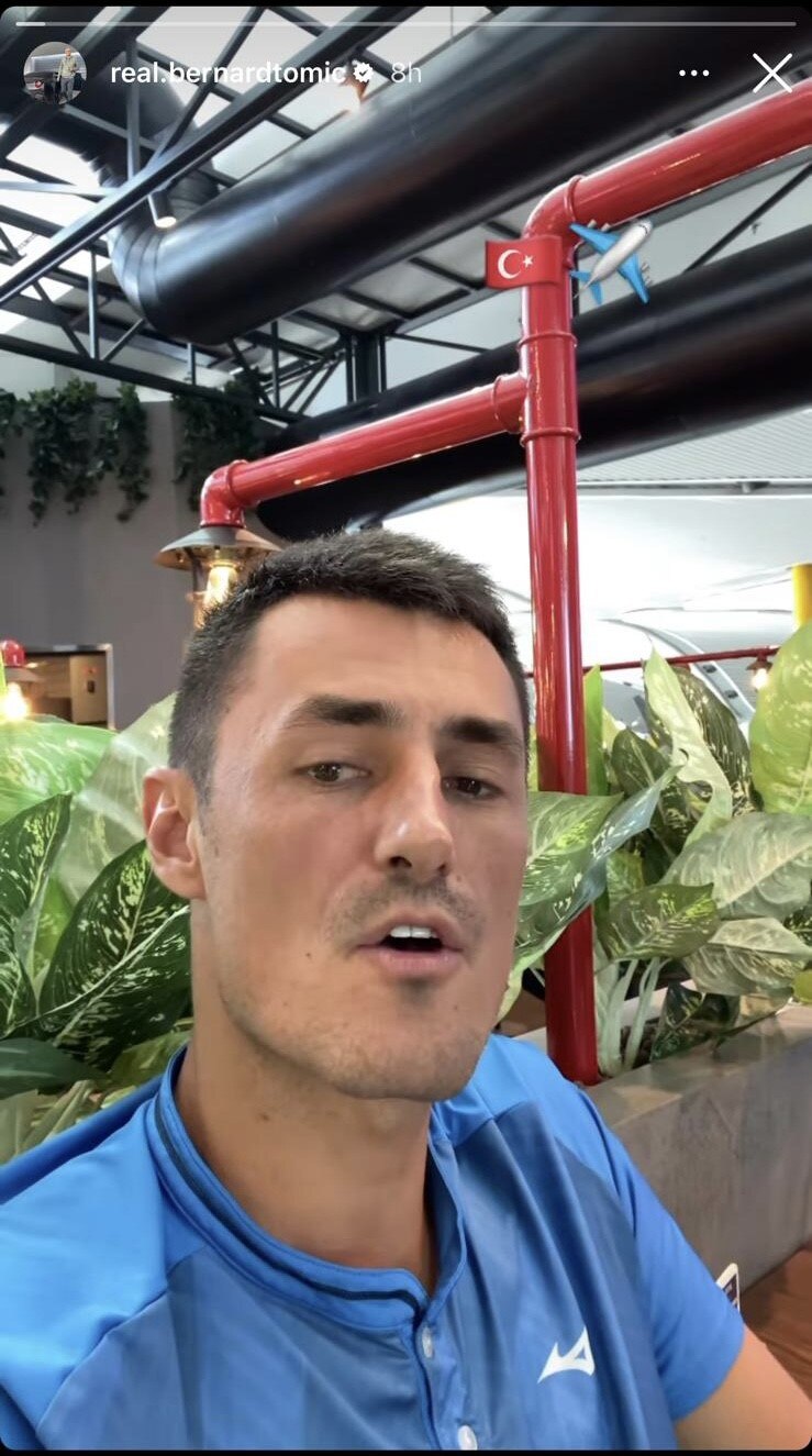Tennis player Bernard Tomic breaks silence over video of two men ...