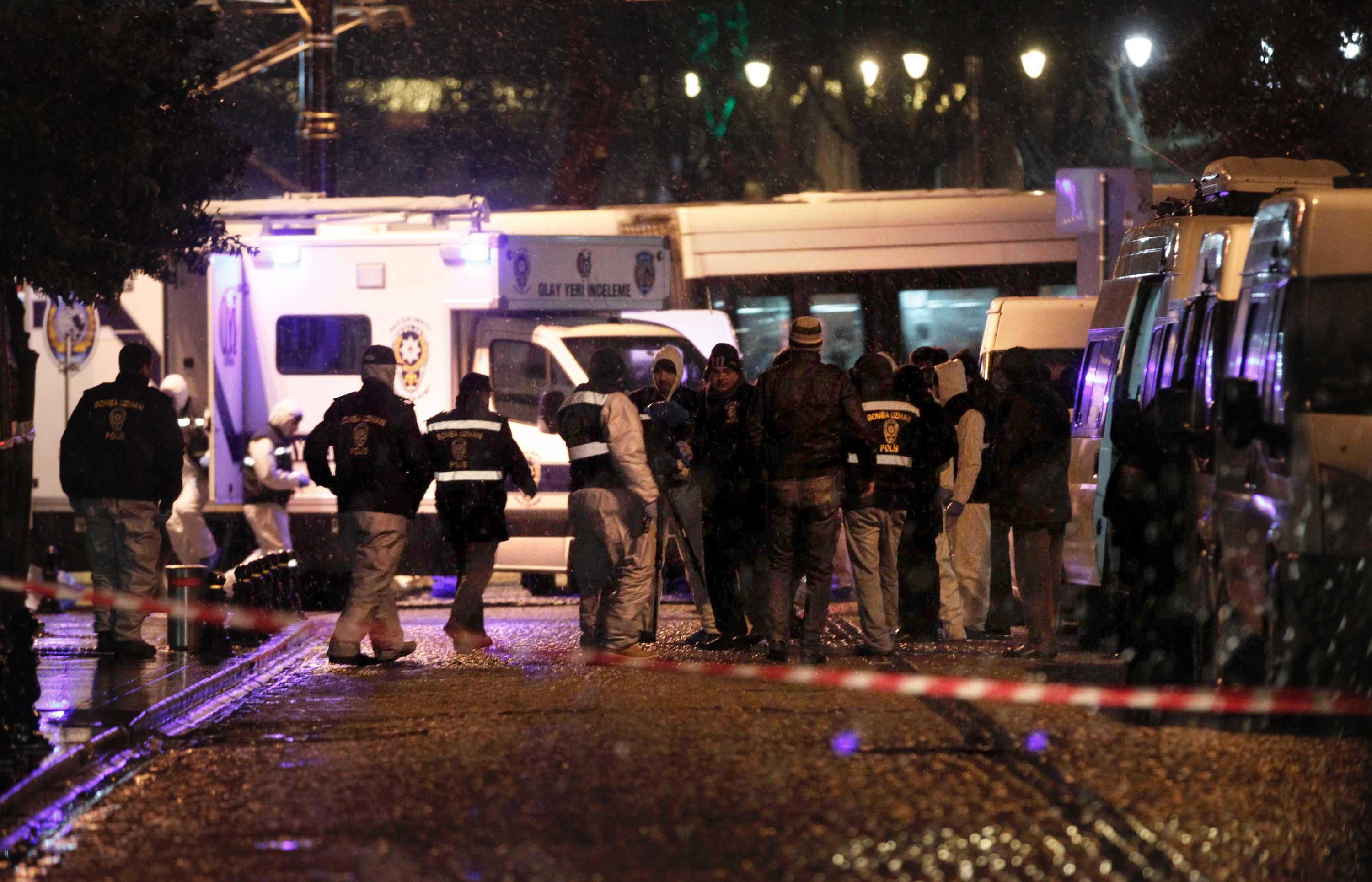Female suicide bomber kills policeman in attack next to Istanbul ...