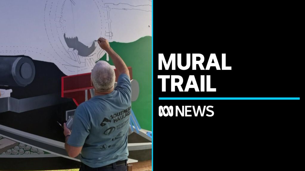 Famous artists return to Mount Barker to complete mural trail - ABC News
