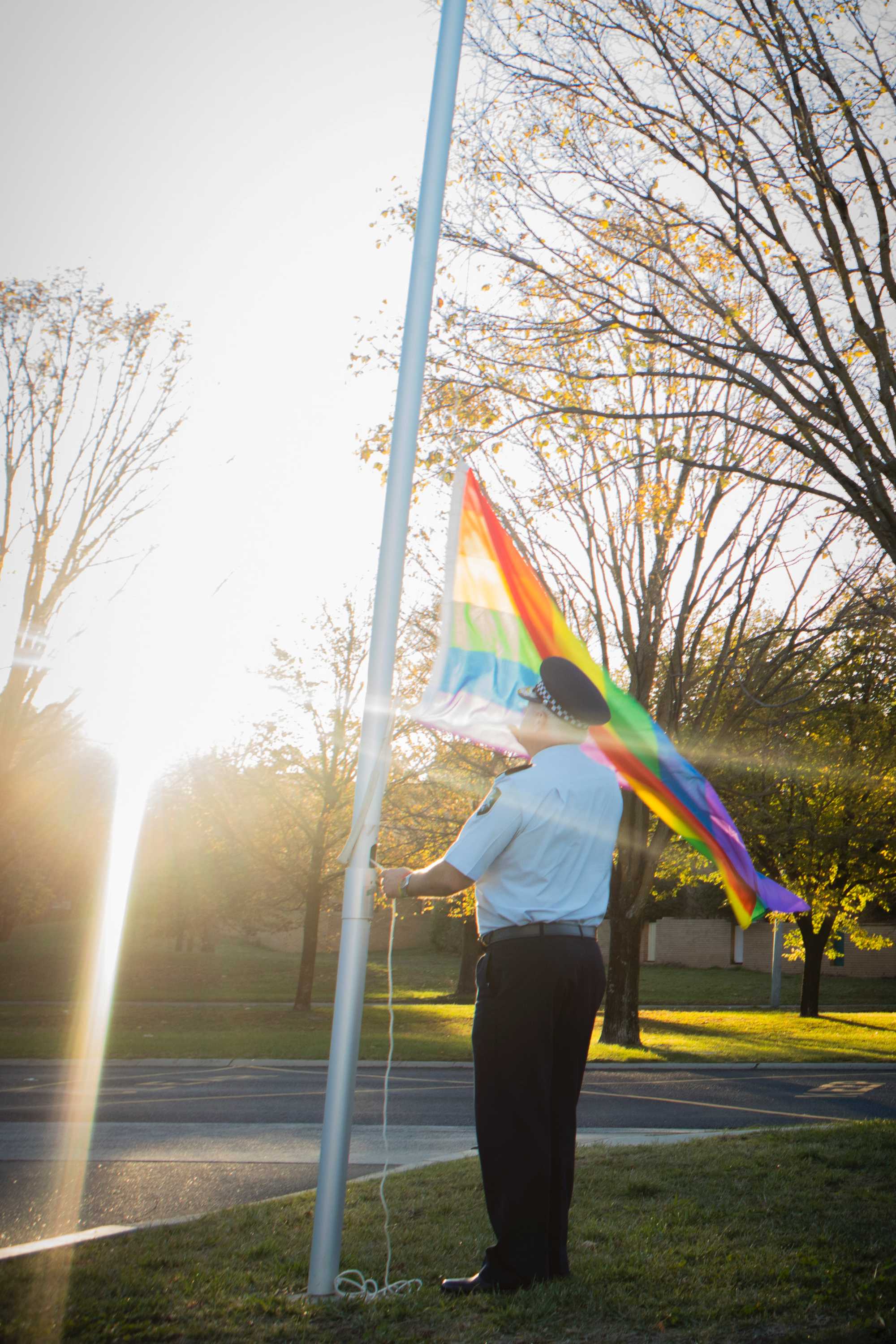 Canberra police fly rainbow flags for IDAHOT day to support LGBTI ...