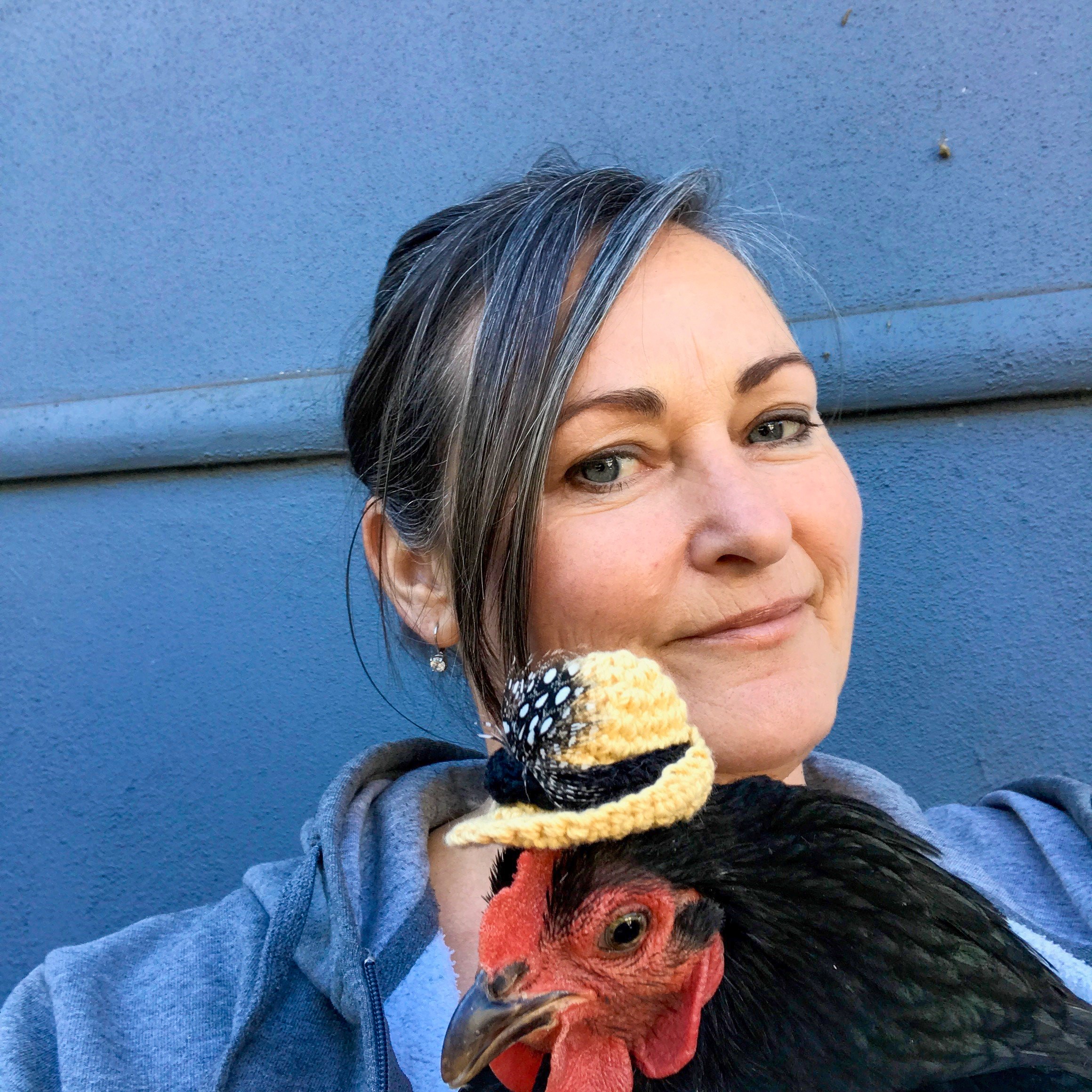 Mandy Watts makes hats for chickens. Yes, you read that right - ABC News