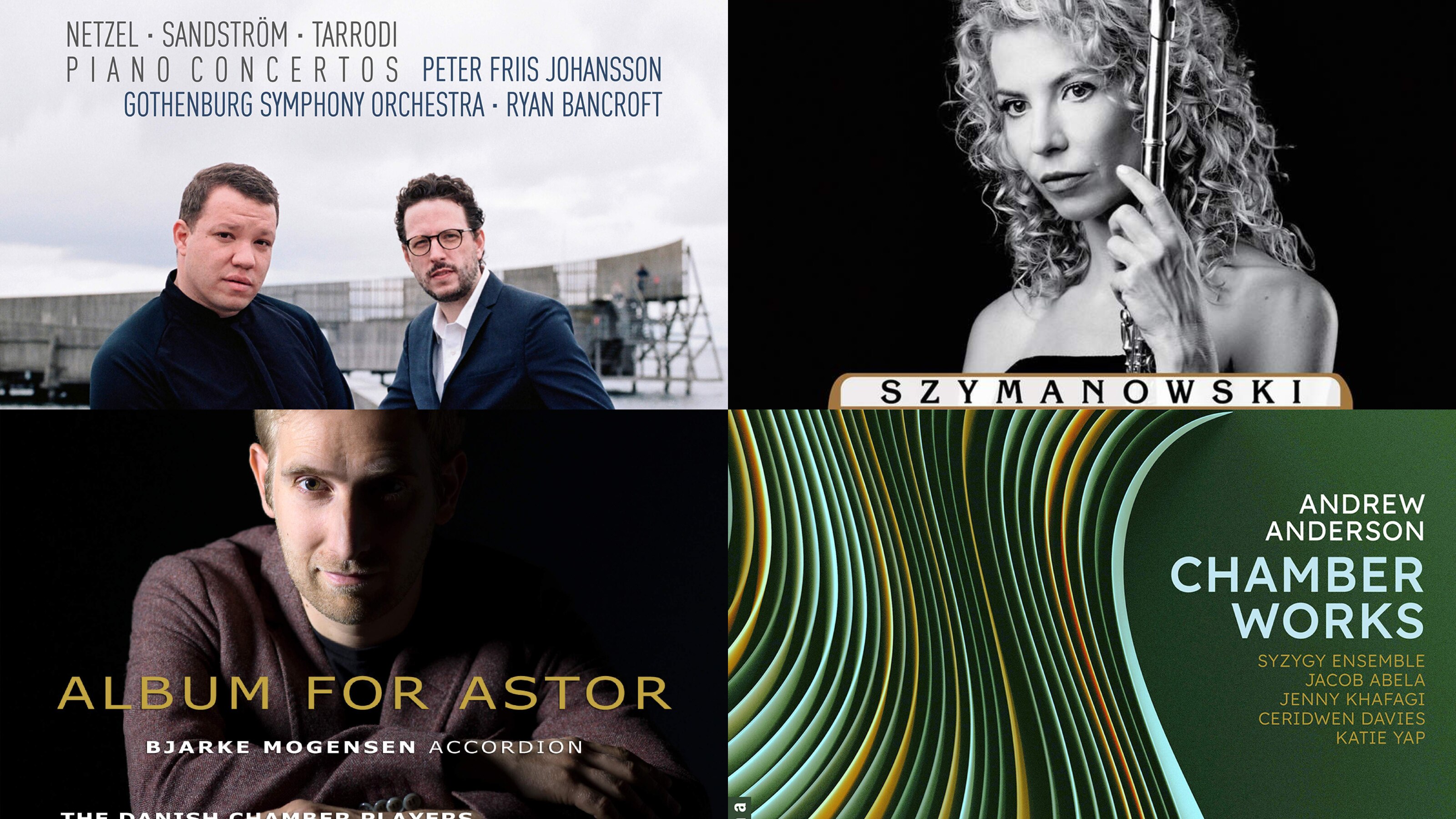 New Releases: Laura Netzel, Astor Piazzolla, Andrew Anderson and more ...