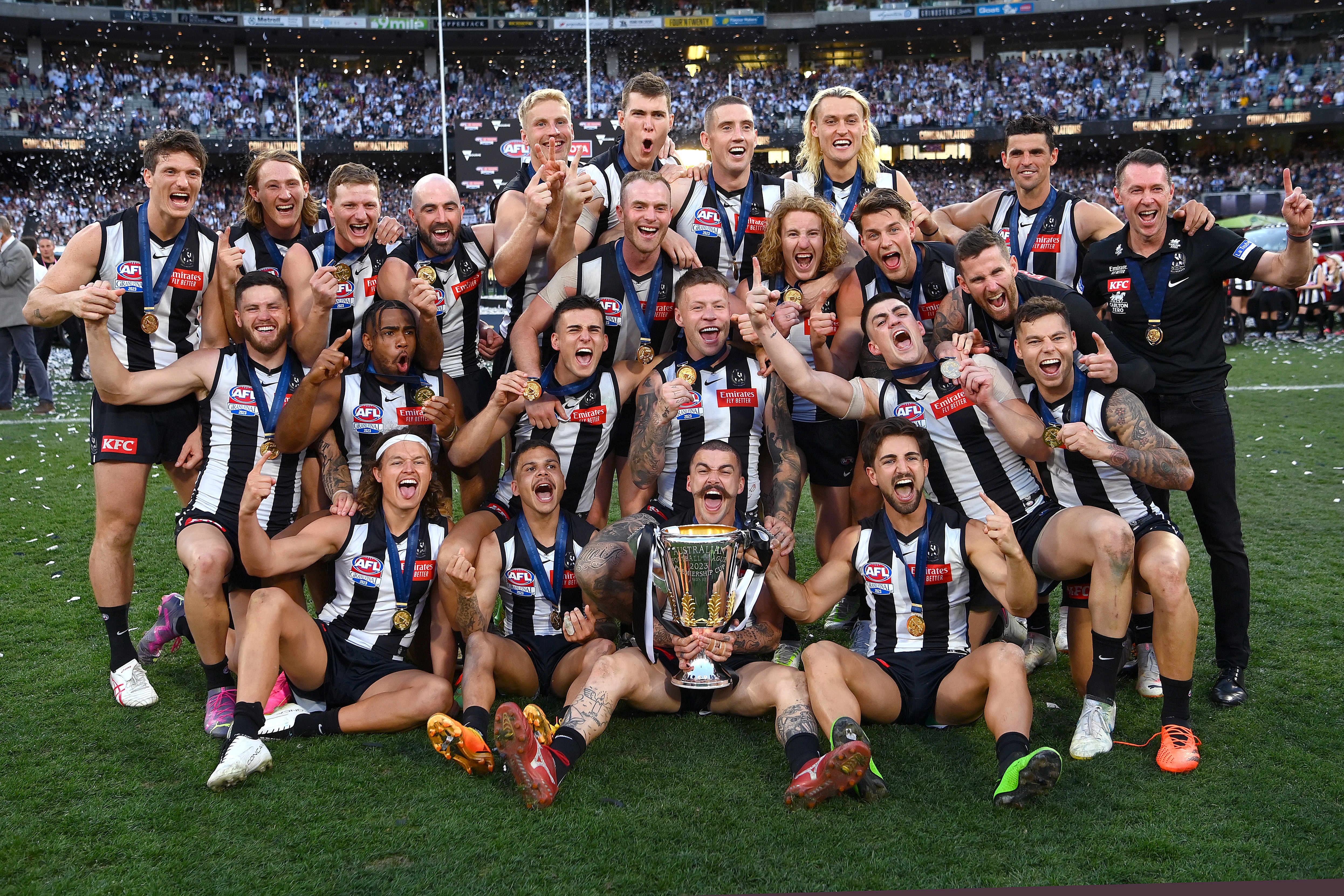 Magpies coach Craig McRae reveals birth of baby daughter on same day as ...