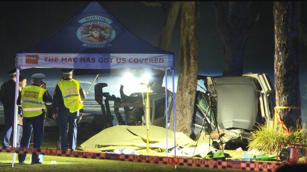 The south-west Sydney crash scene where five people died - ABC News