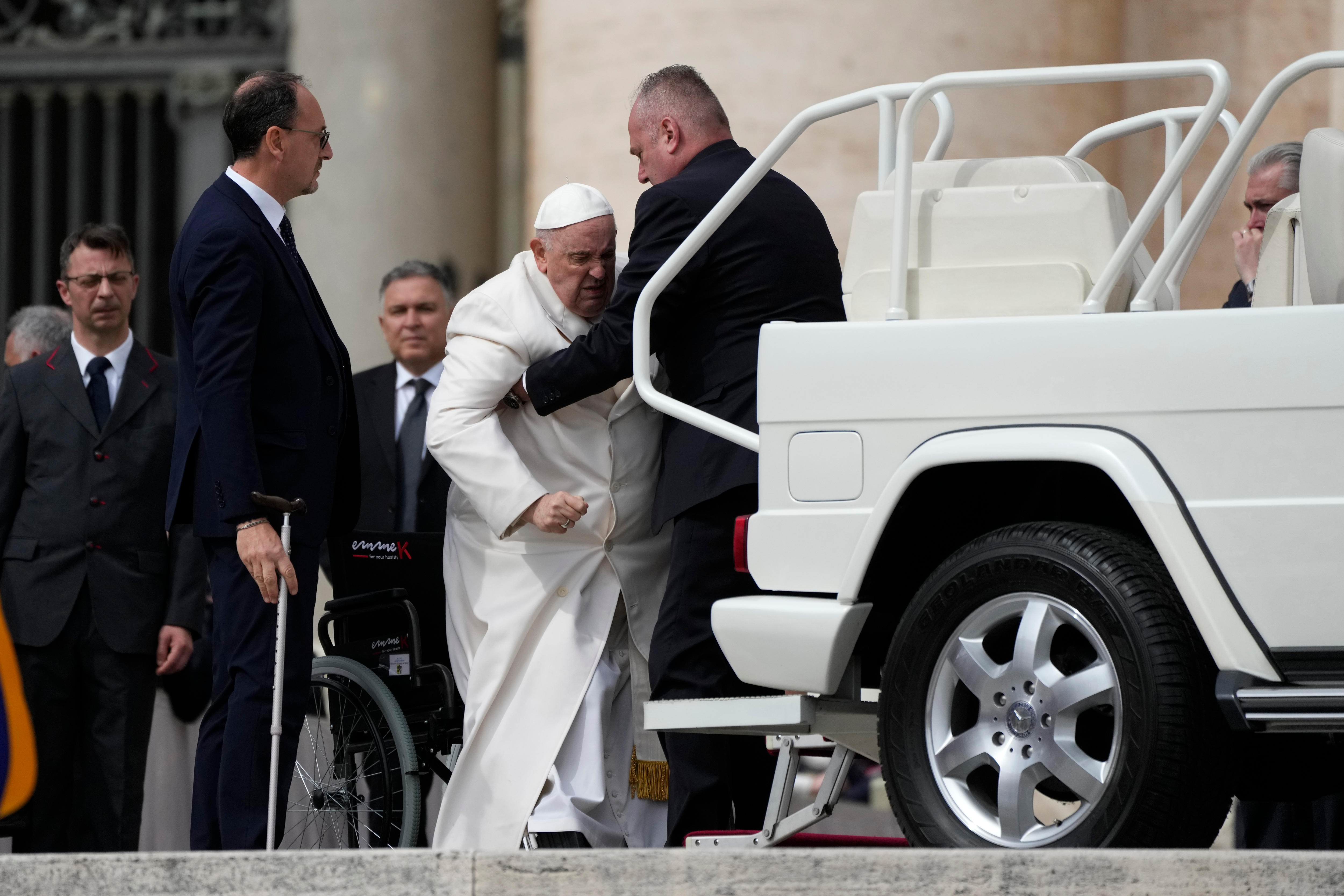 Pope Francis getting better as hospital treatment continues, Vatican ...