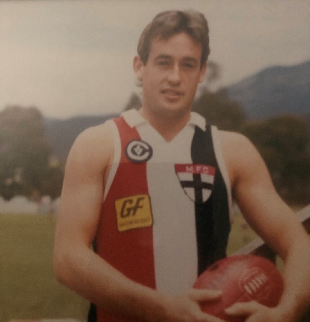 Myrtleford's Ian Wales played alongside former AFL star Gary Ablett in ...