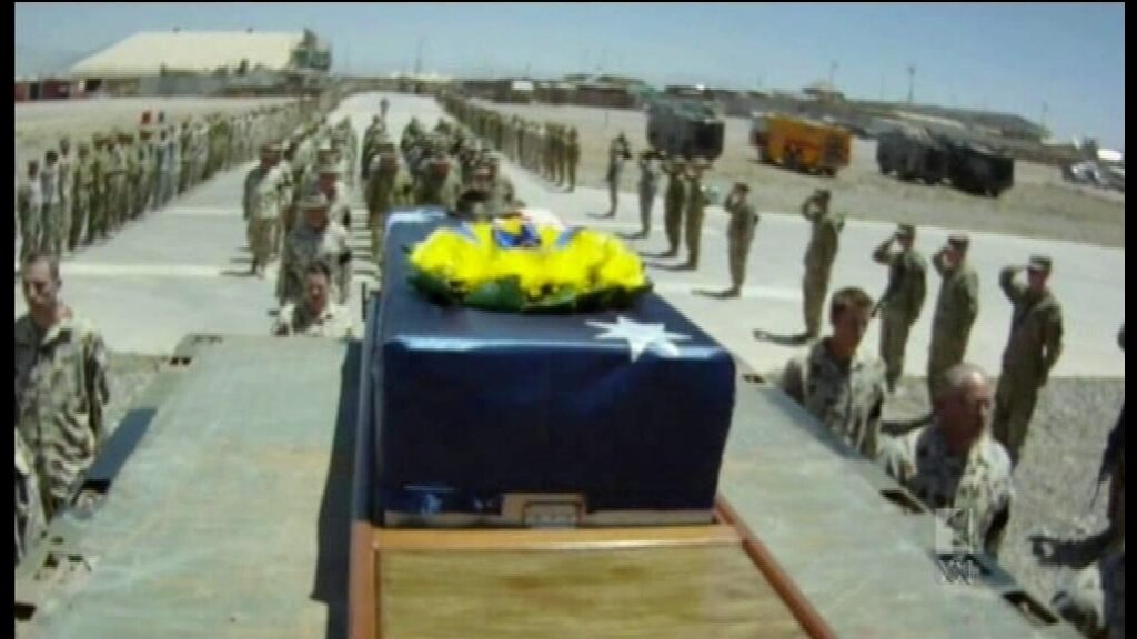 Fallen soldier begins journey home - ABC News