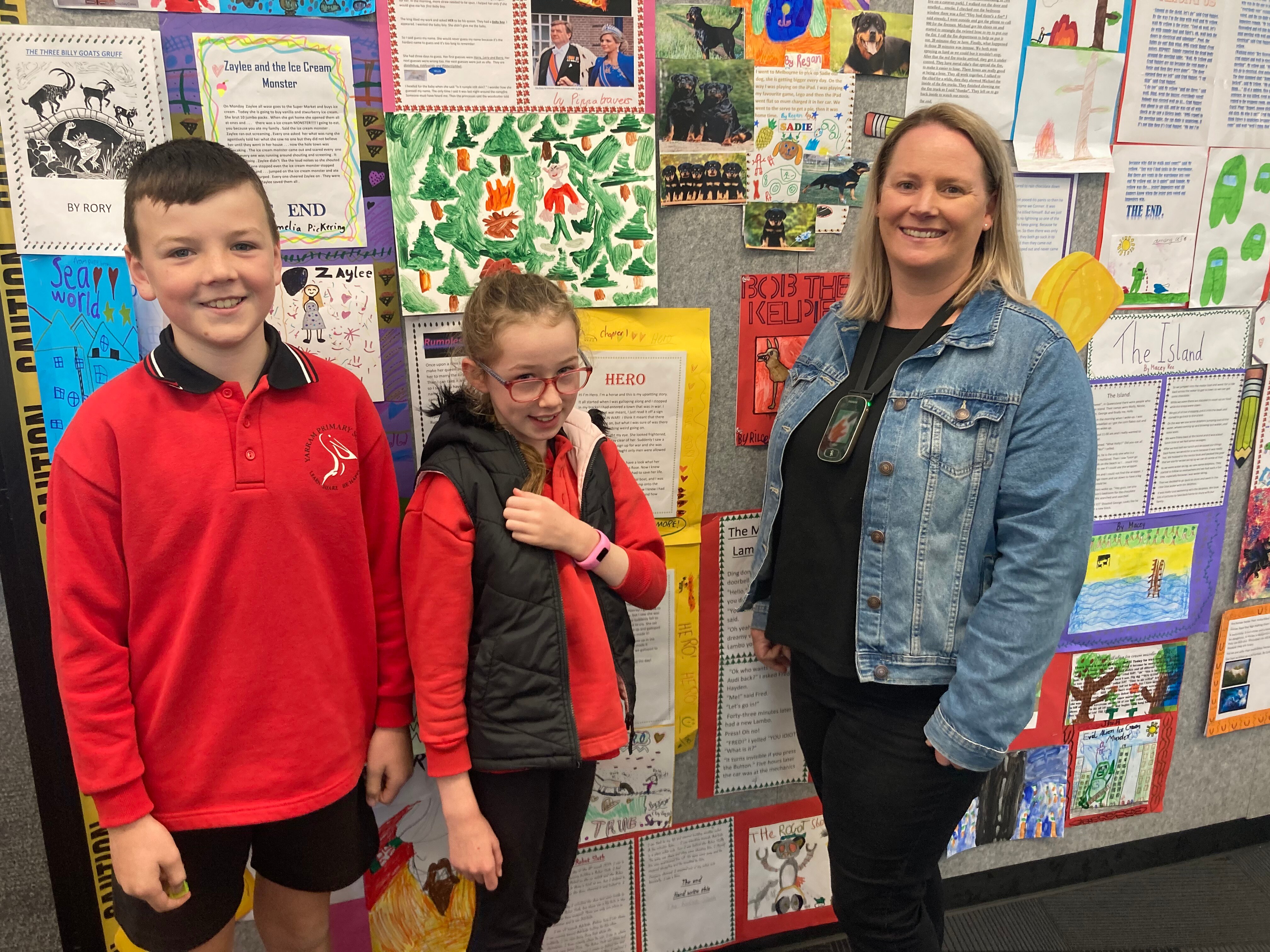 Children's book author inspires Yarram Primary students for education ...