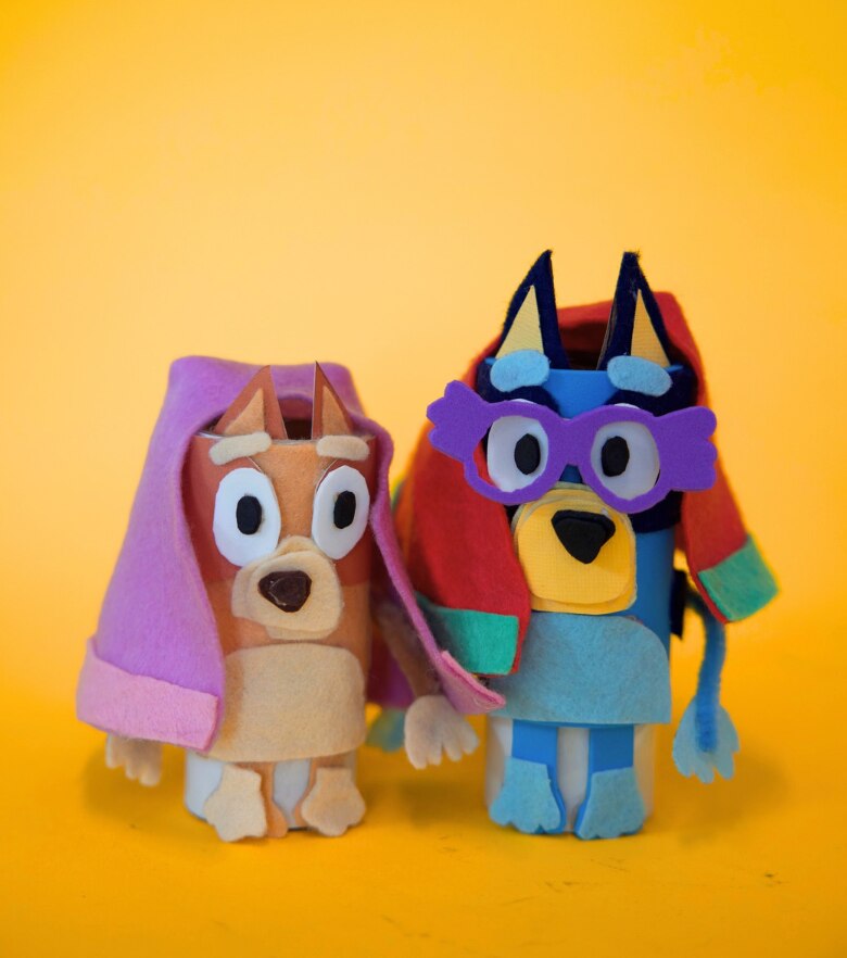 Bluey and Bingo Dunny Roll DIY - ABC Kids