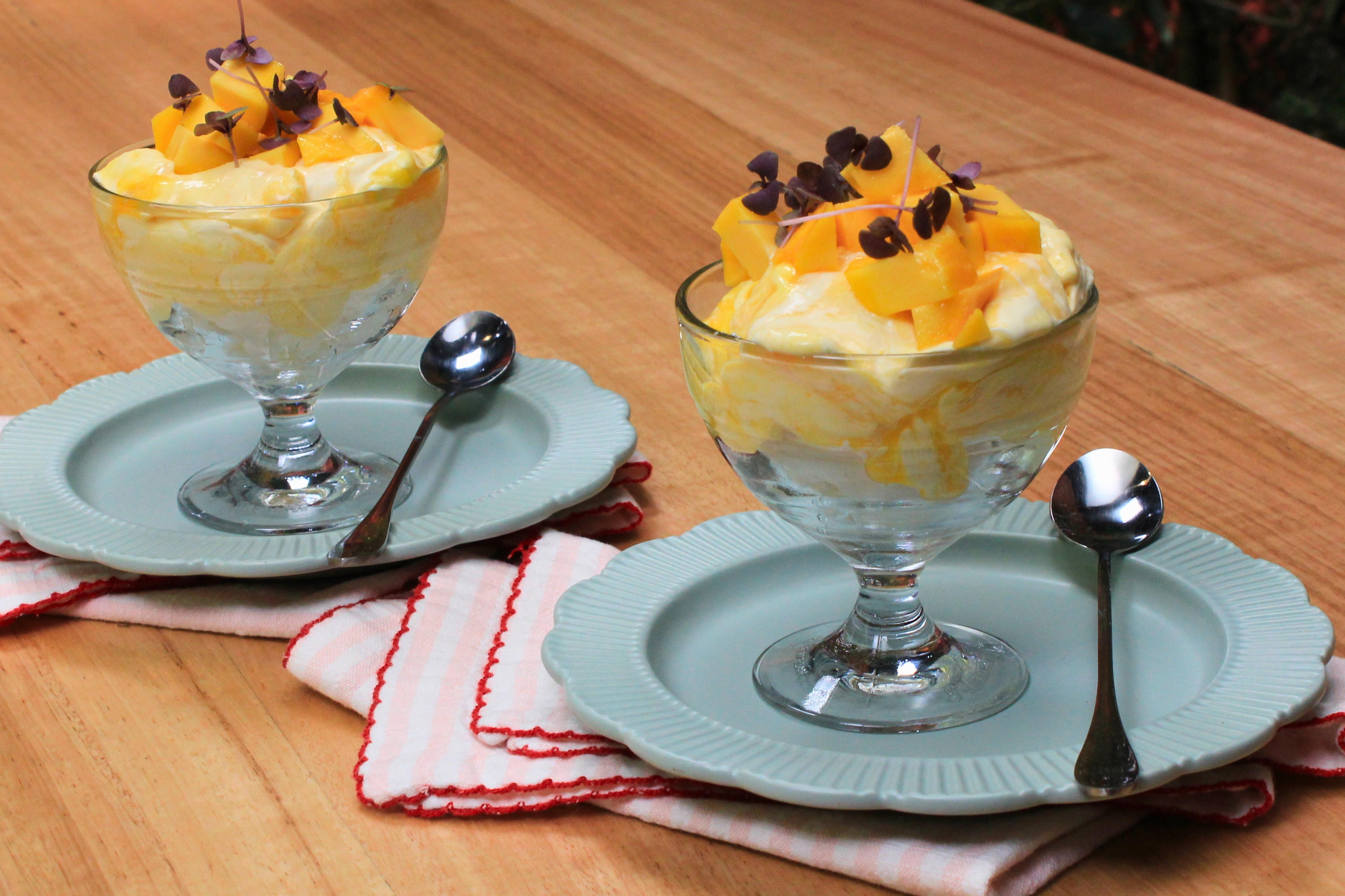 This tangy mango Eton mess adds a tropical twist to a classic dessert ...