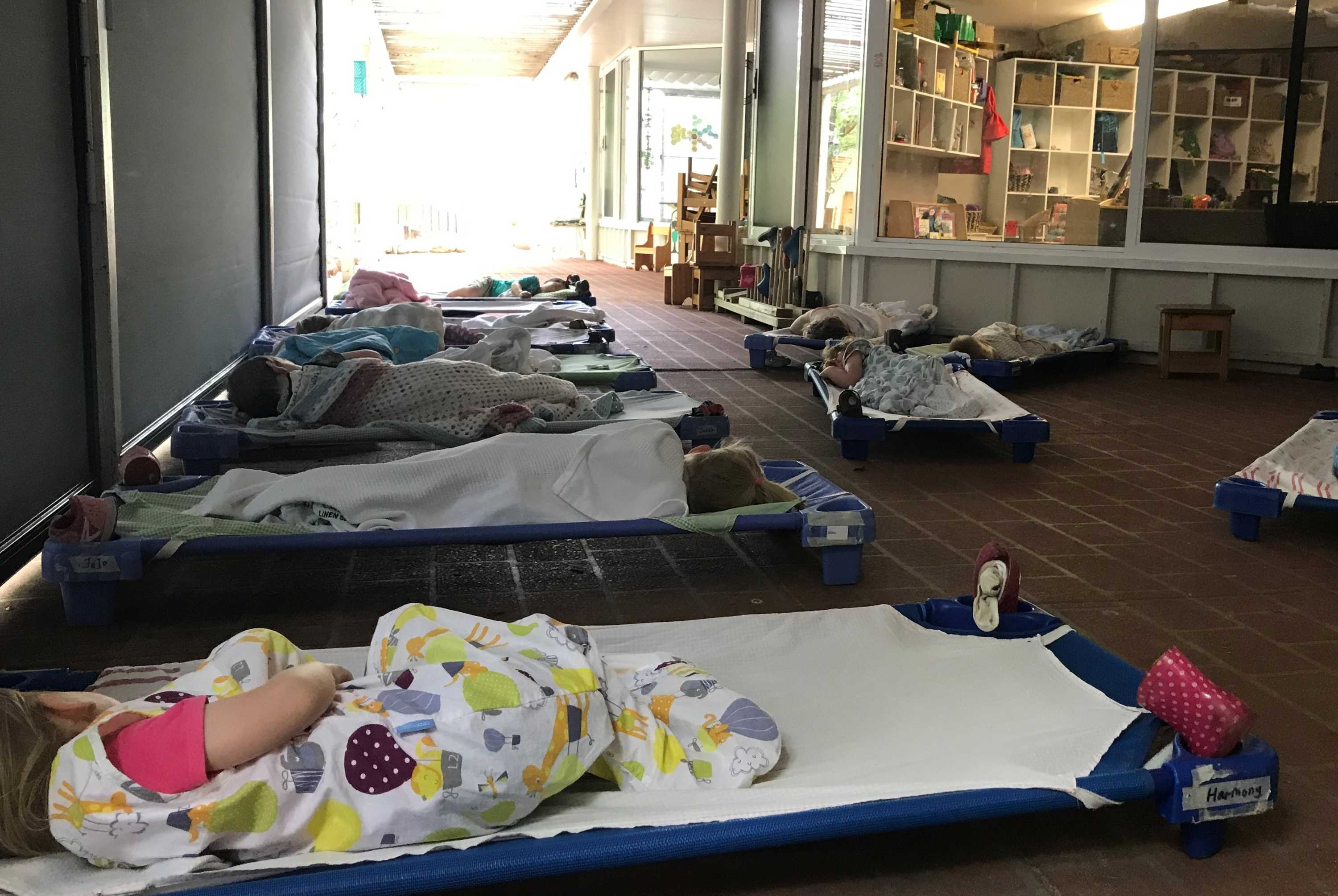 Outdoor napping all year round embraced by Canberra childcare centre ...