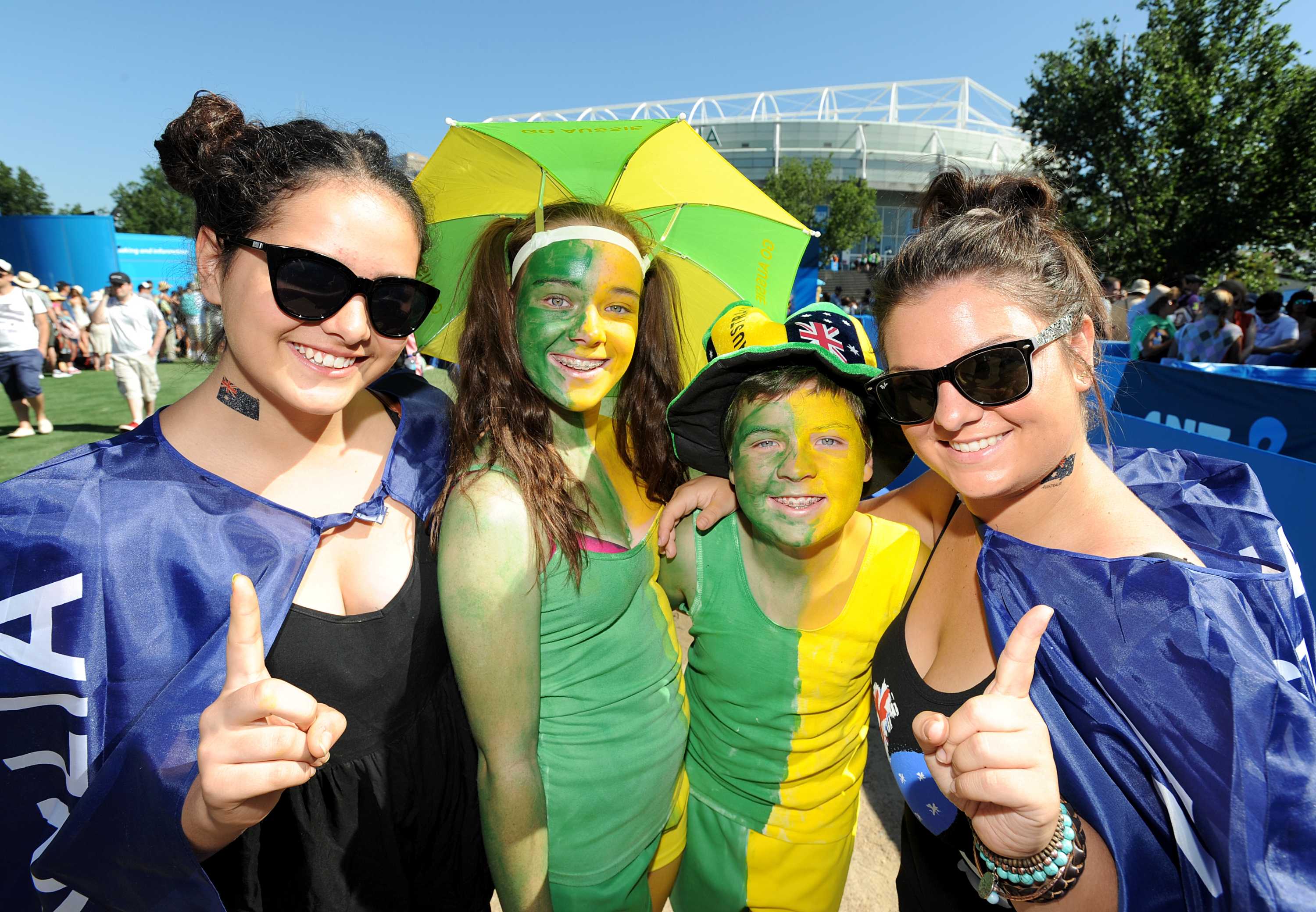 Tennis fans pour into Melbourne Park for the first day of the ...