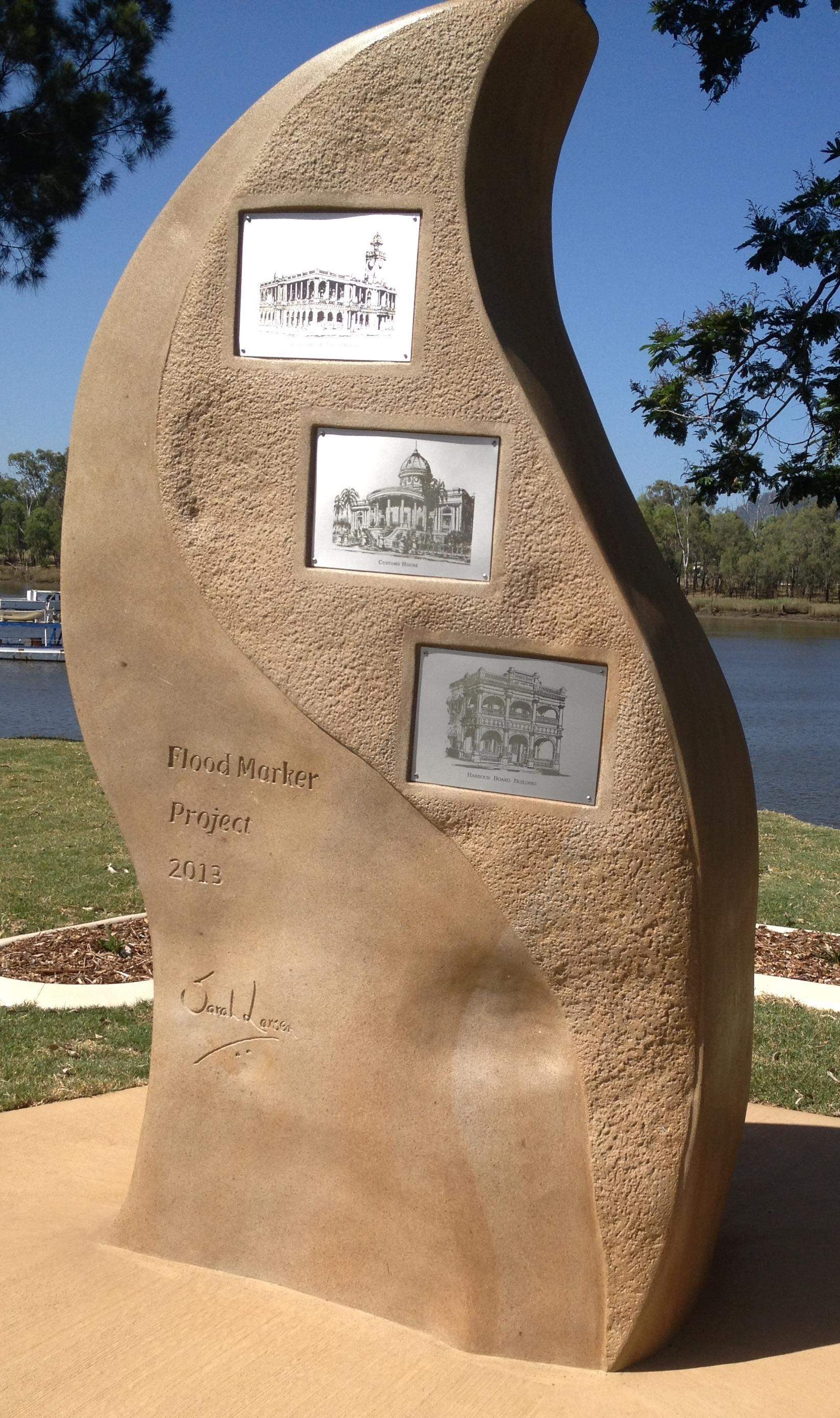 Artworks portray flood impact - ABC News