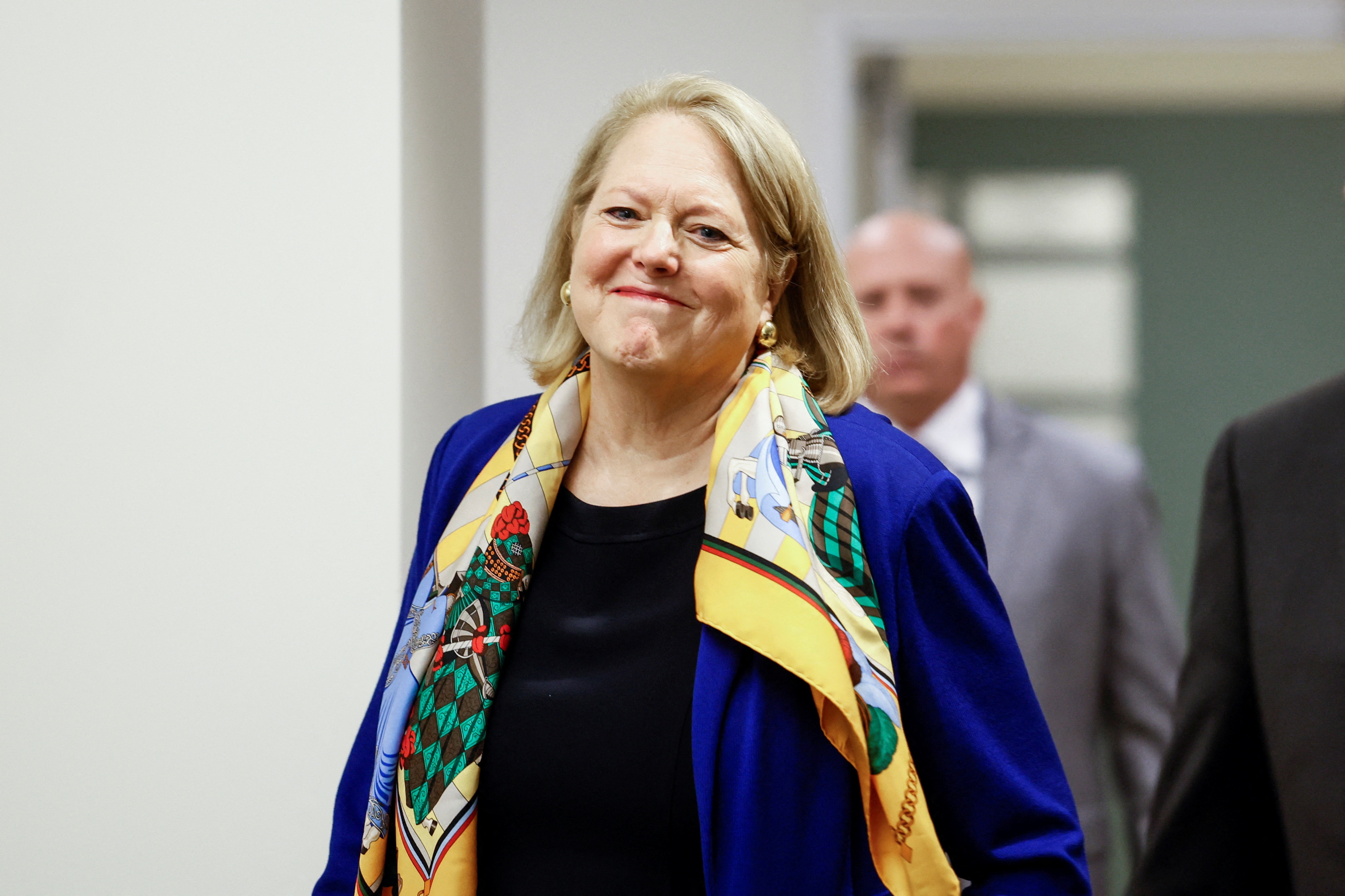 Ginni Thomas, wife of Supreme Court justice Clarence Thomas, meets with ...