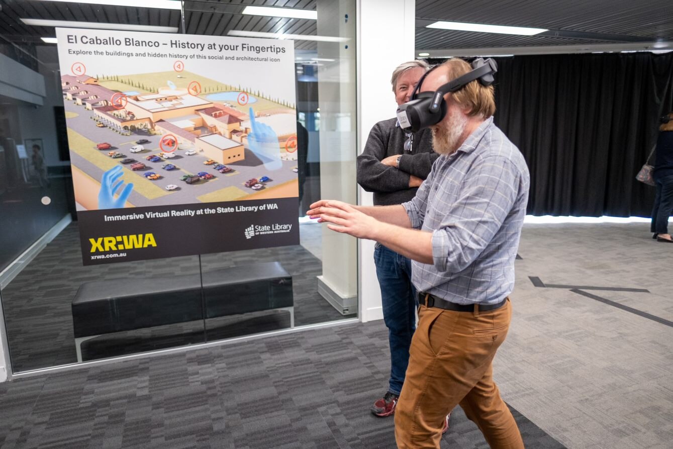 Virtual reality experience Perth Modulated shows city landscape ...