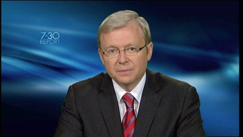 Kevin Rudd joins The 7.30 Report - ABC News