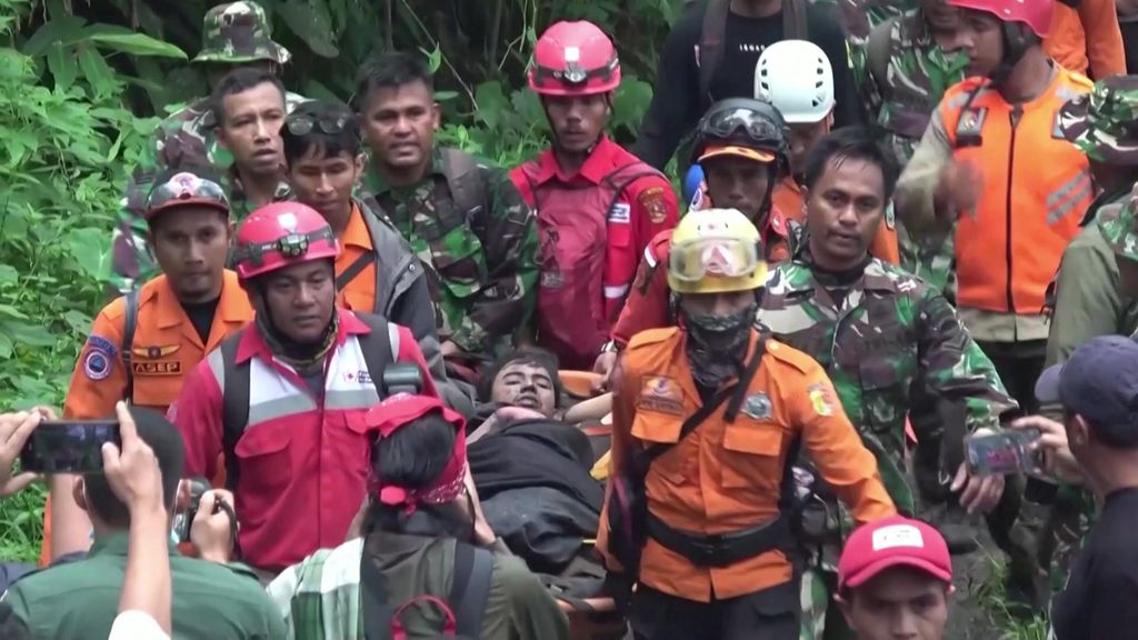 Man rescued in Indonesia after eruption of Marapi volcano - ABC News