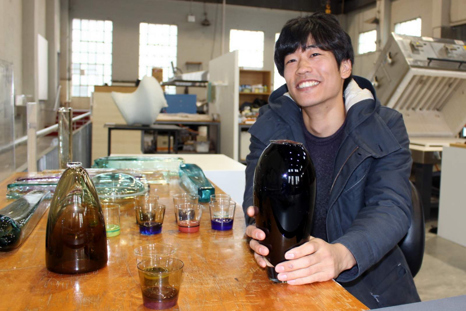 Japanese glass artist stuns Canberra Glassworks with revelation he is ...