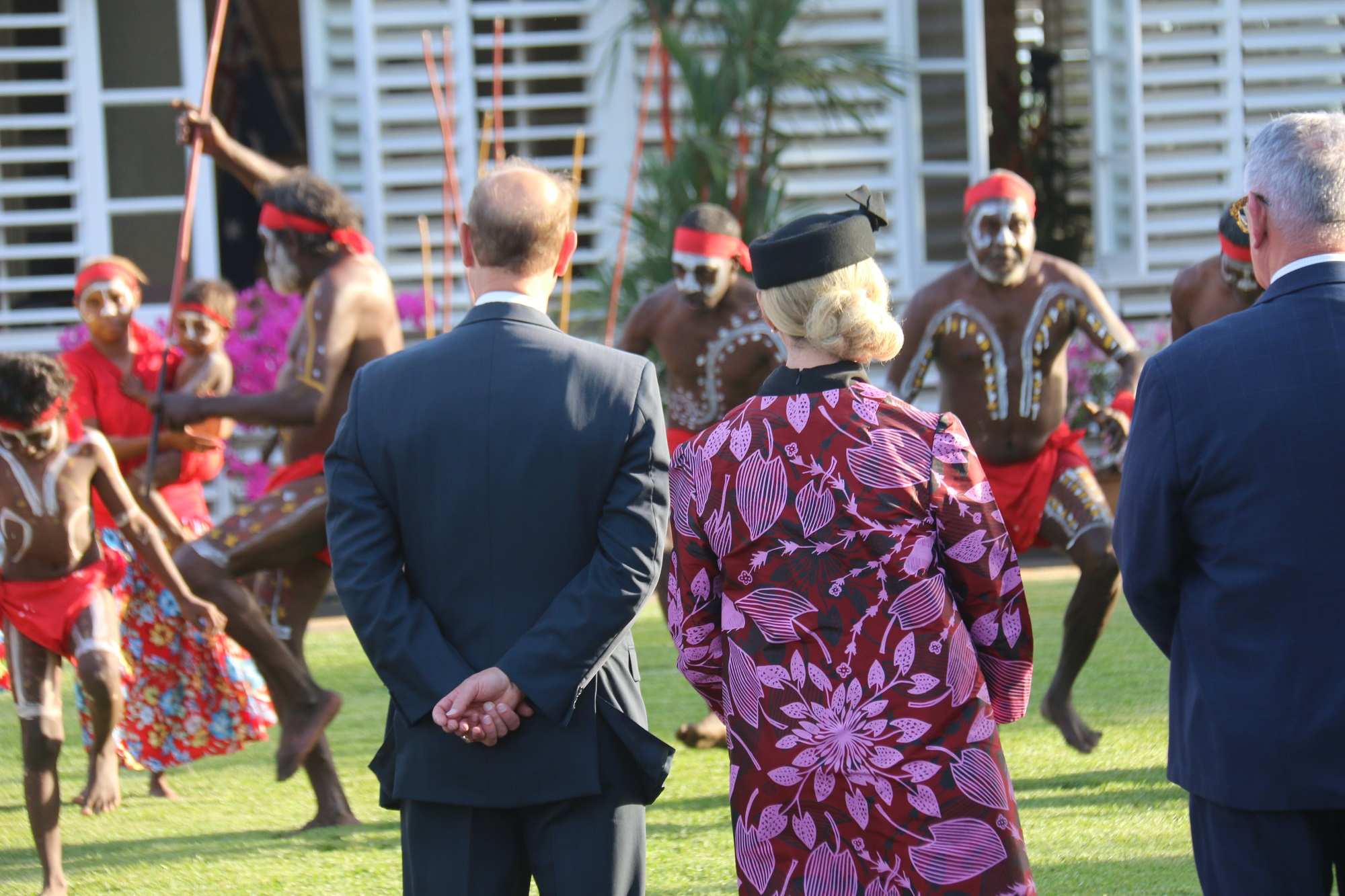 Earl of Wessex Prince Edward meets students on royal visit to the NT ...