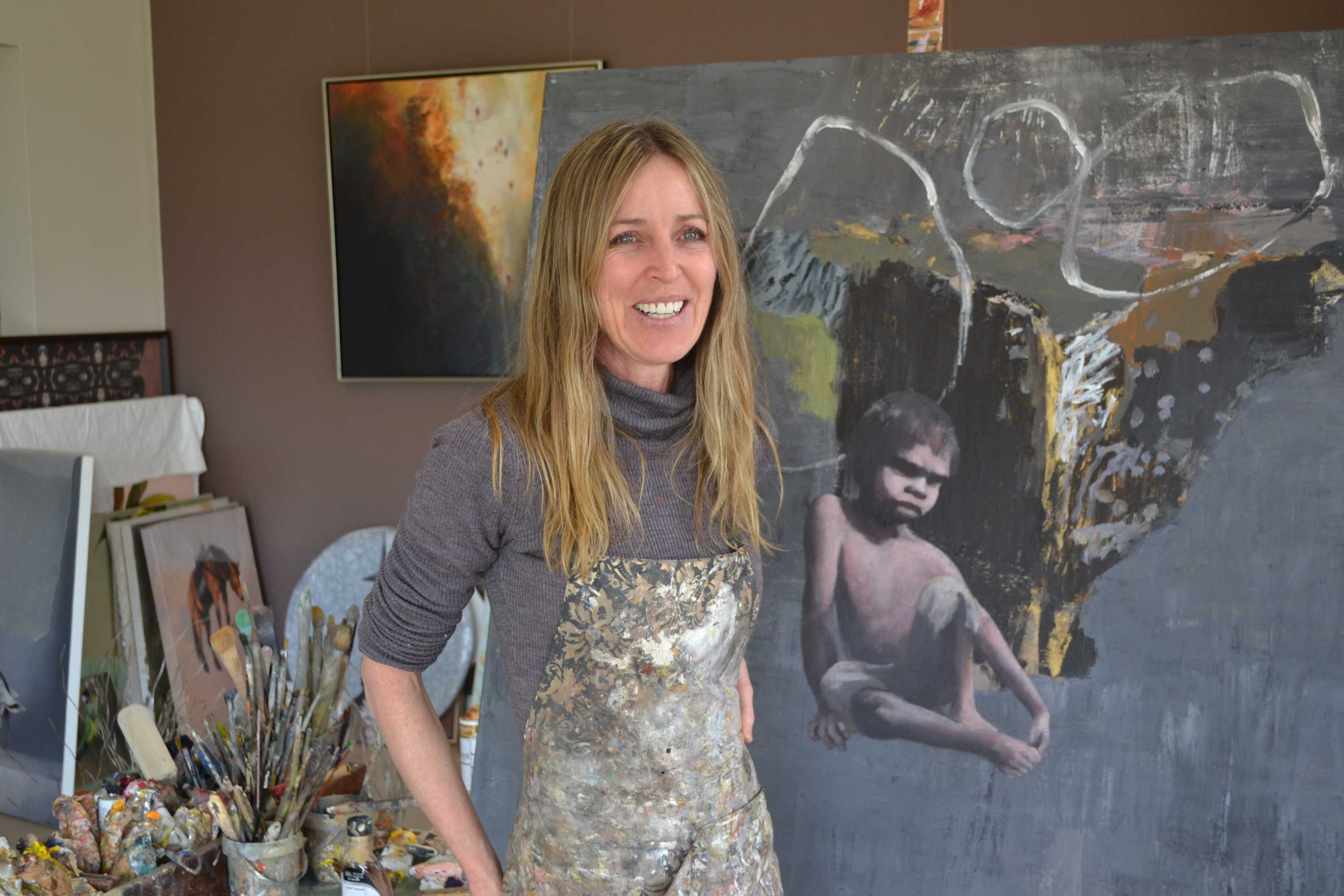 In the studio with WA artist Lori Pensini - ABC Radio National
