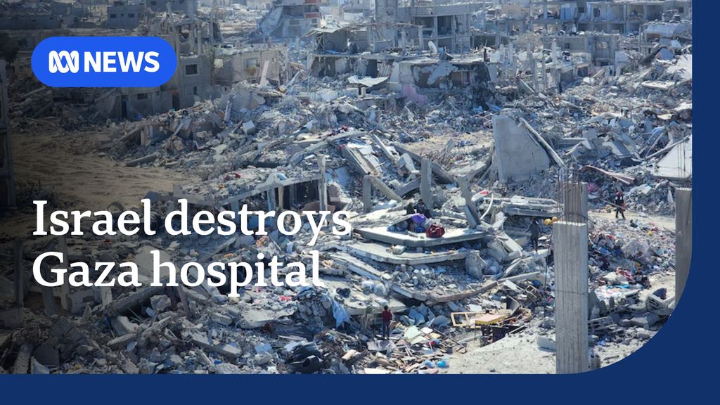 Gaza hospital destroyed by Israel strike - ABC News