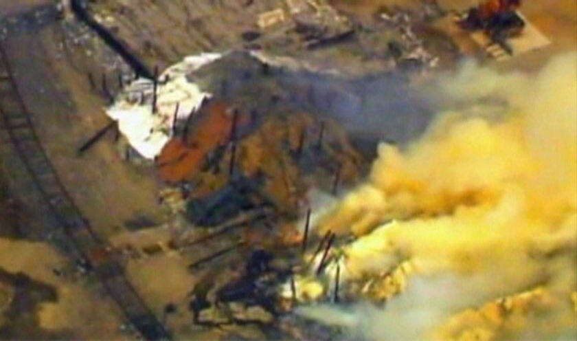 72,000 evacuated after chemical plant blaze - ABC News