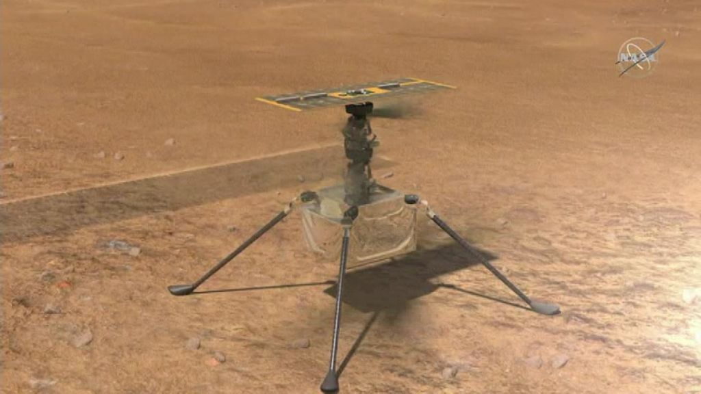Animations show how NASA's Mars helicopter will deploy from the rover ...