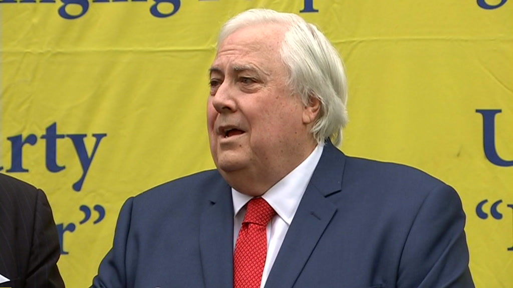 Clive Palmer announces Brian Burston as party Senate leader in fiery ...
