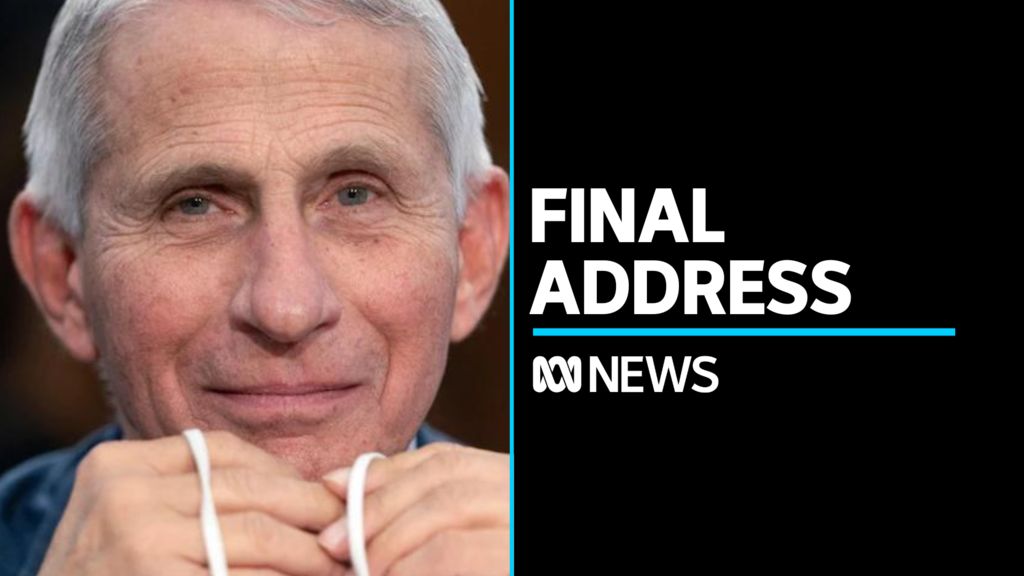 US top infectious diseases expert makes final address - ABC News